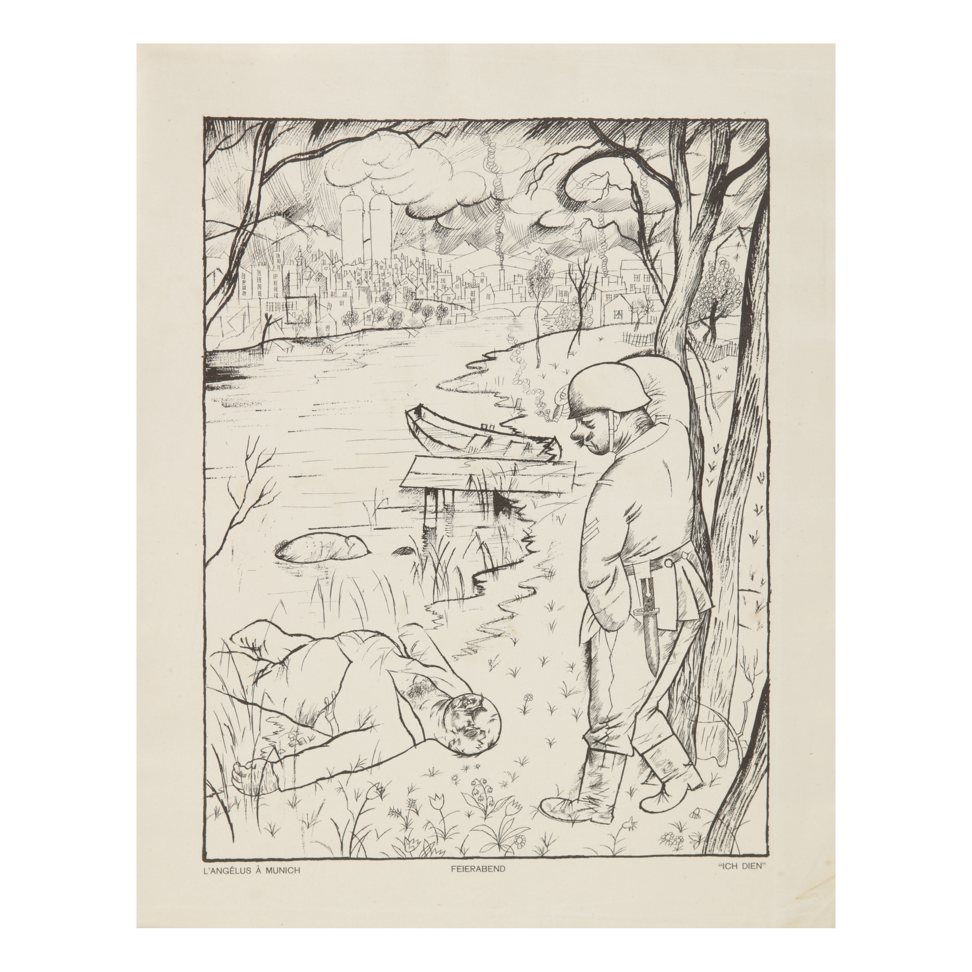 GEORGE GROSZ | GOTT MIT UNS (DÜCKERS M III) | Important Prints and ...