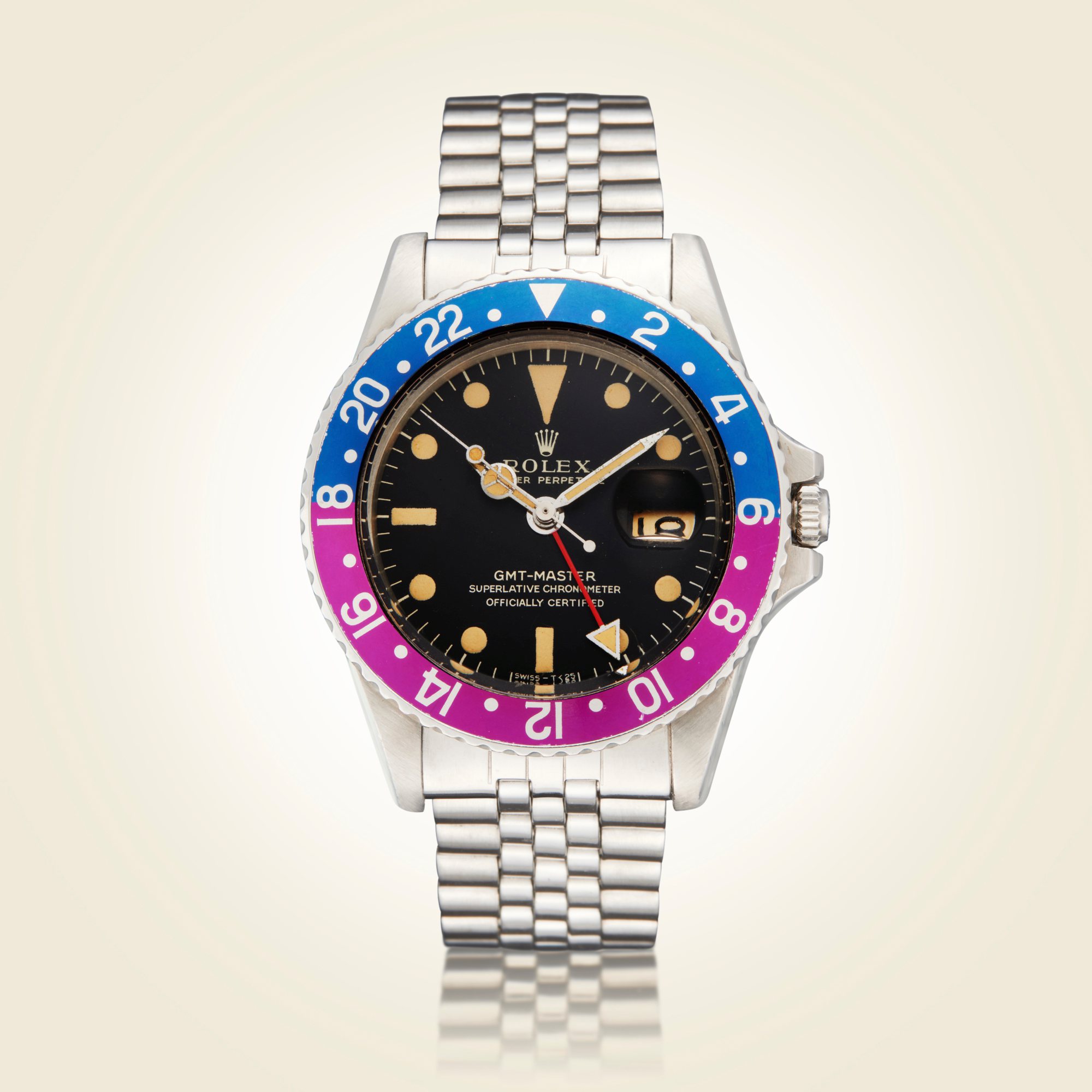 Reference 1675 GMT-Master 'Fuchsia' | A stainless steel automatic dual ...