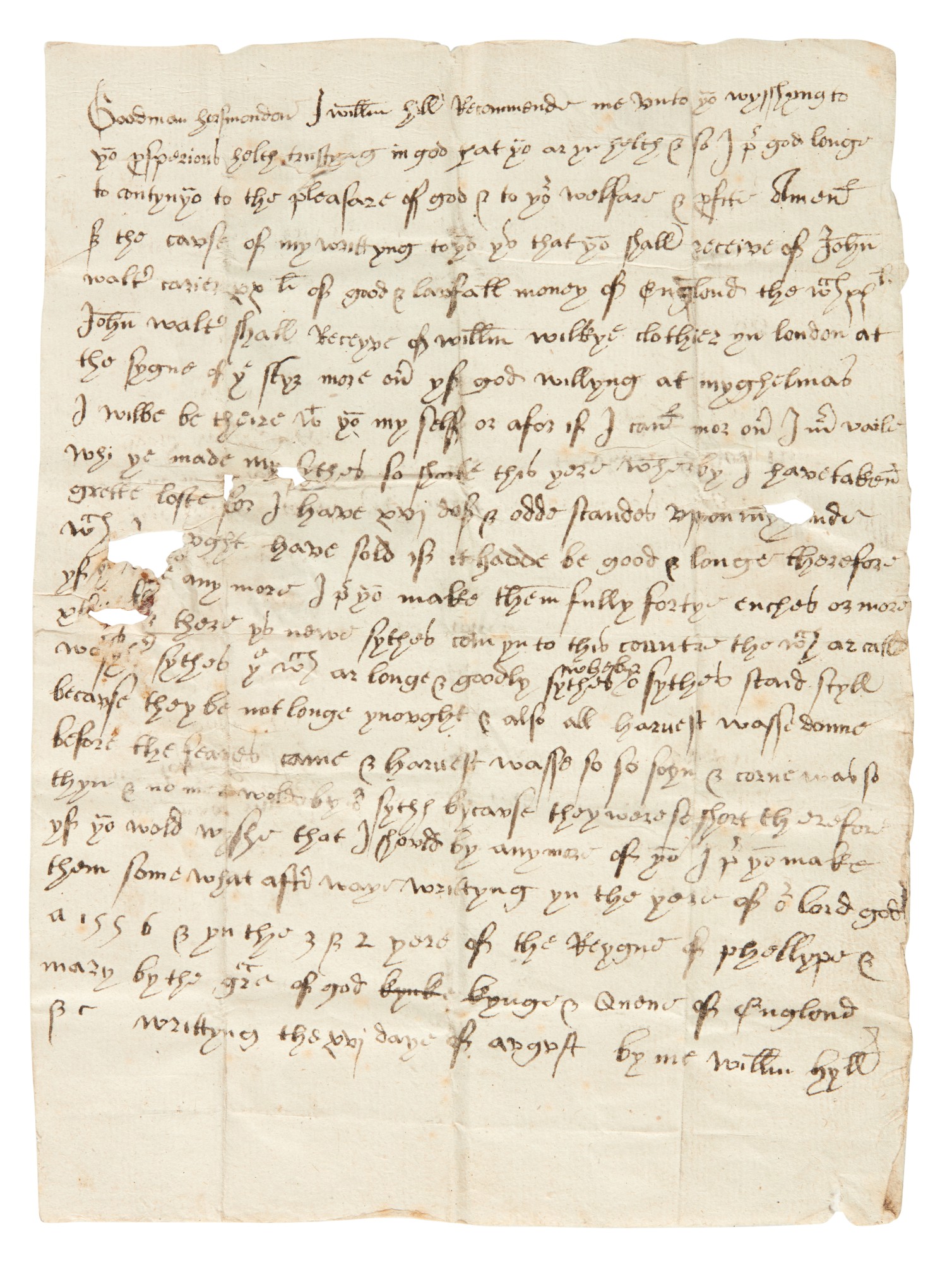 Miniature letter | Thought to be the smallest known letter from 16th ...