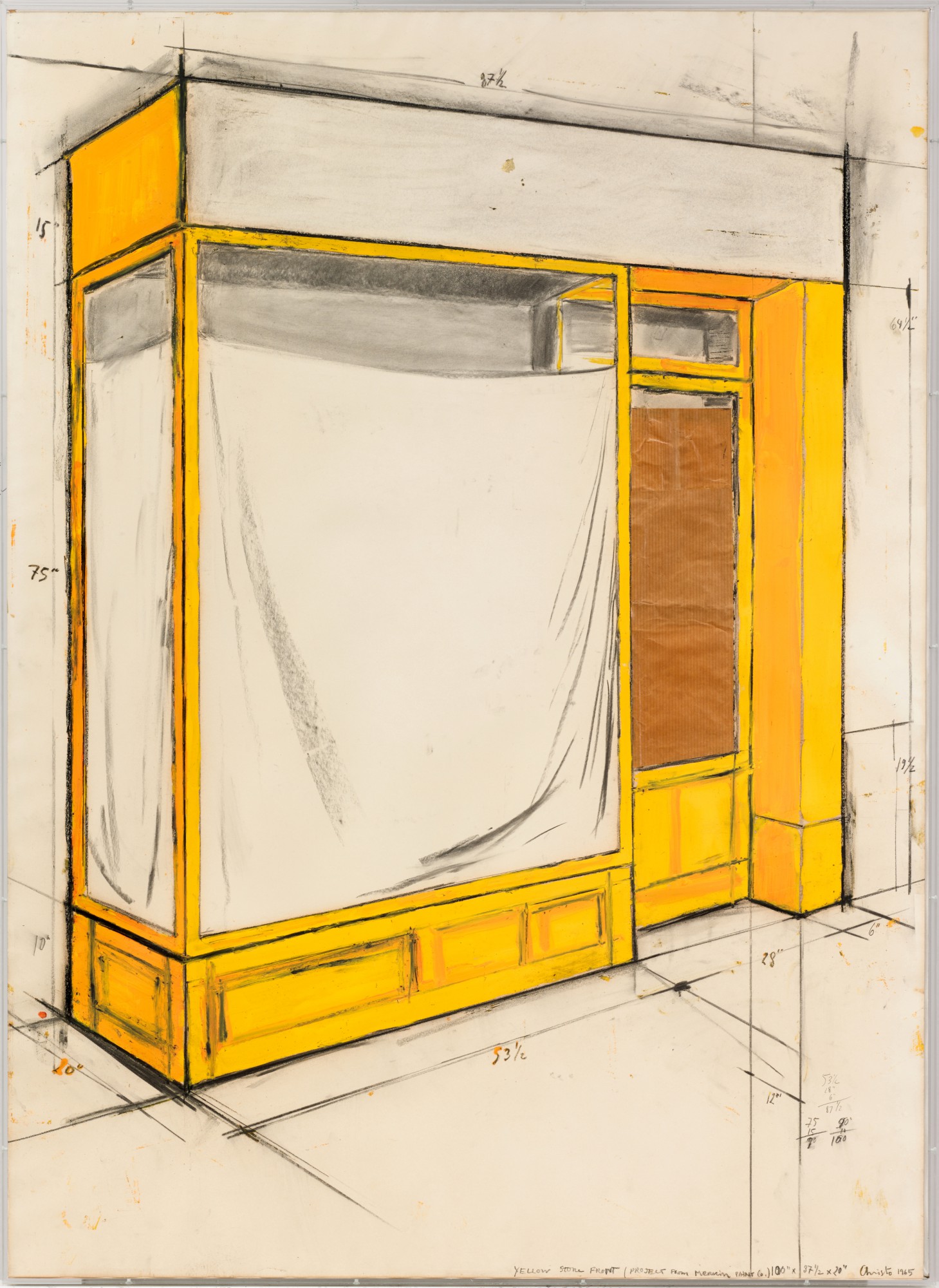 Yellow Store Front (Project from Merrin Paint Co.) | Contemporary Art ...