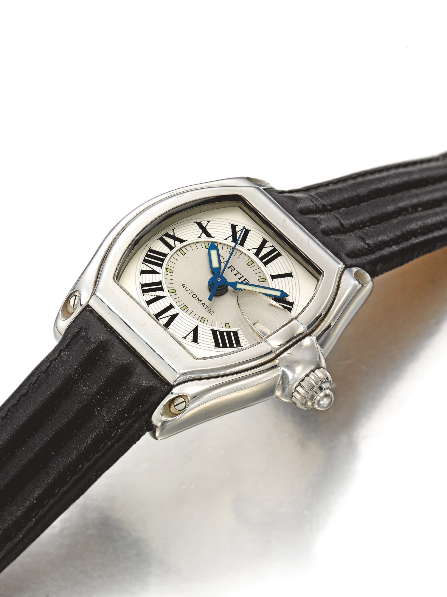 CARTIER | ROADSTER, A STAINLESS STEEL AUTOMATIC WRISTWATCH WITH DATE ...