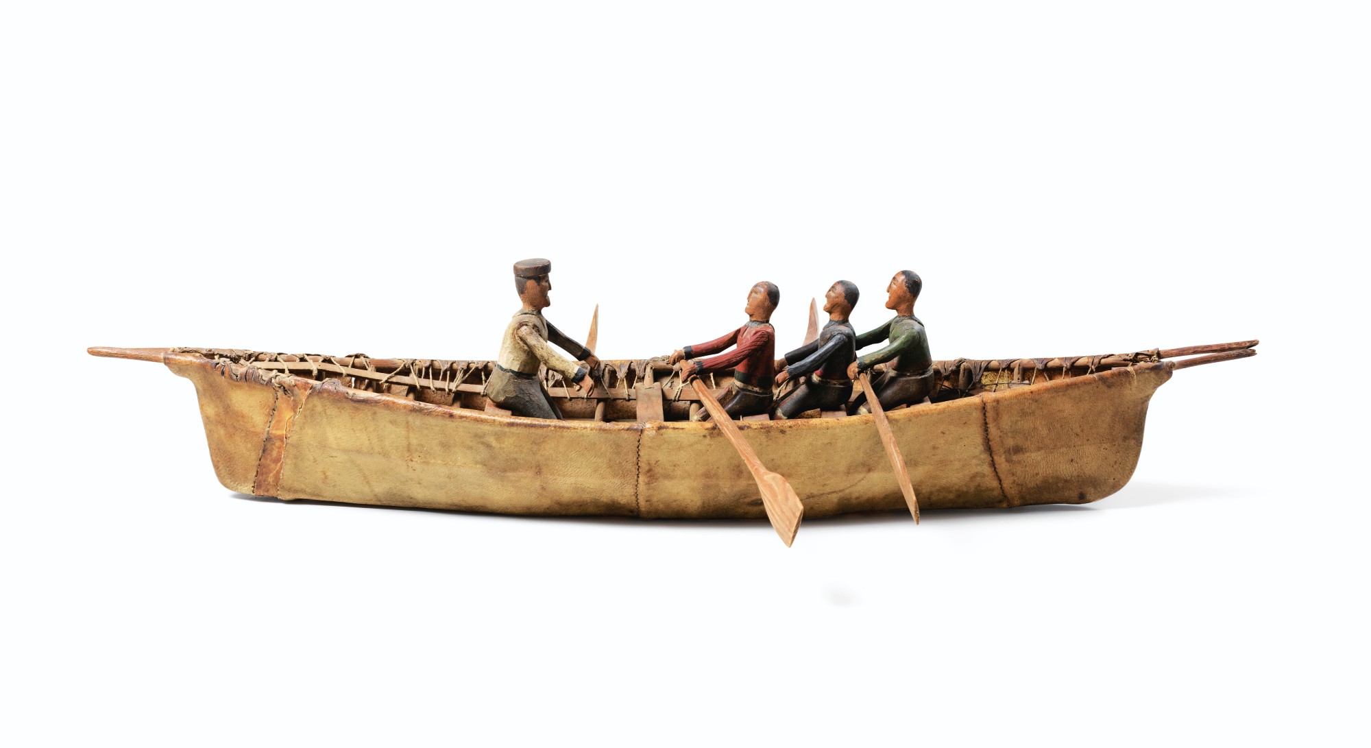 MAQUETTE DE BATEAU, UMIAK, INUIT, ALASKA | Jamais perdu en mer ...