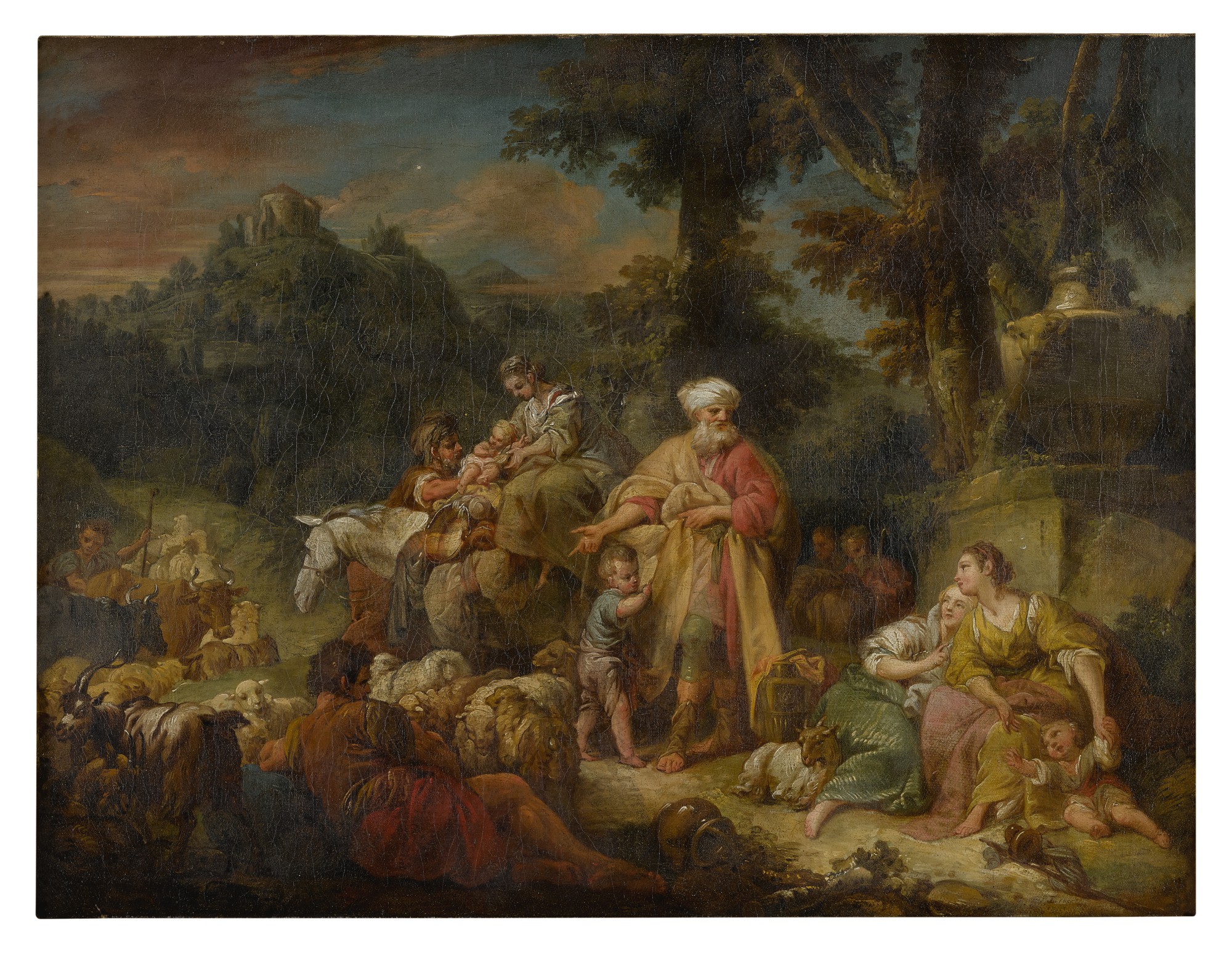 Jacob and his family traveling to Egypt | Master Paintings | 2021 ...