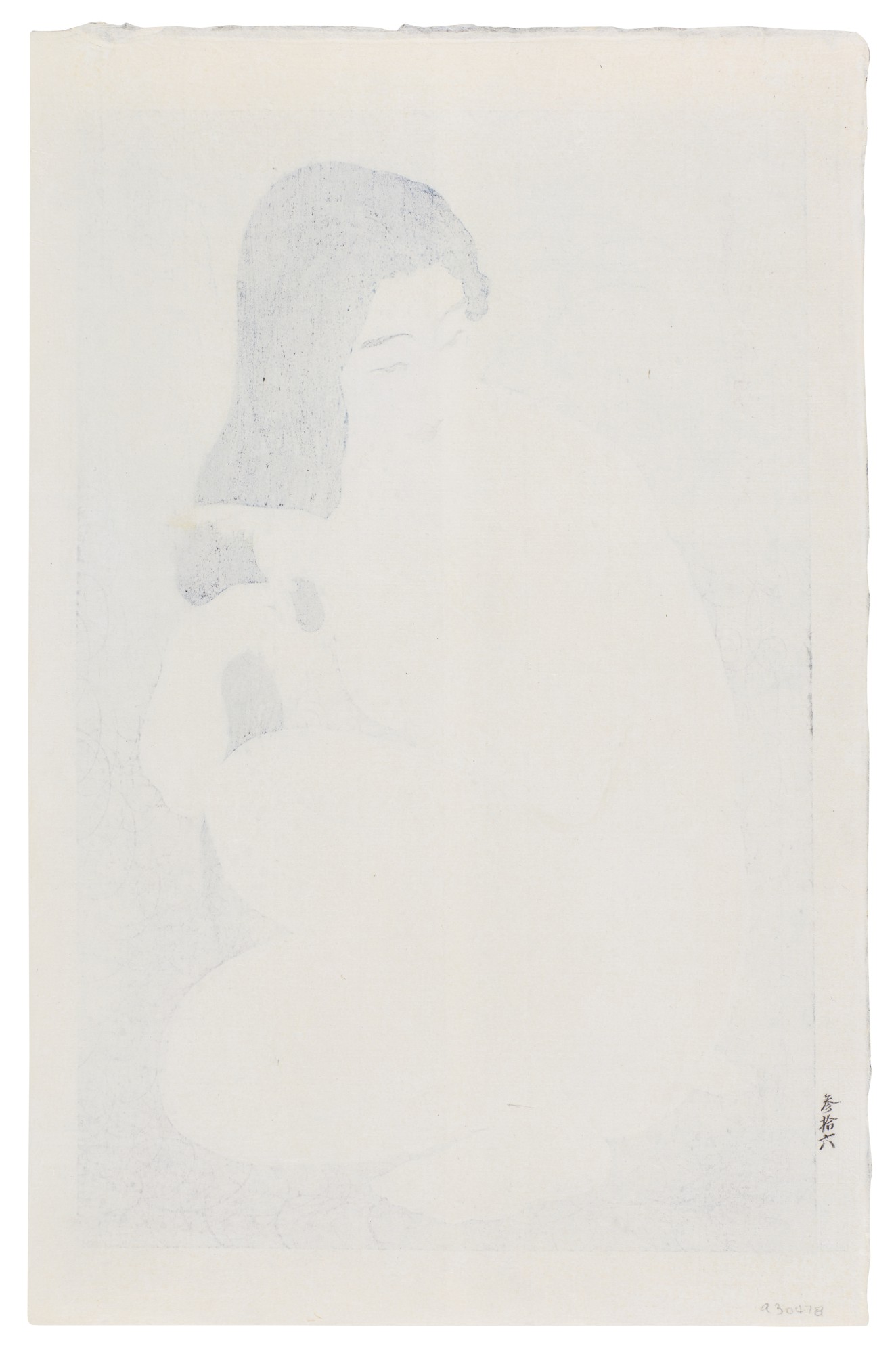 Torii Kotondo (1900-1977) | Combing Hair (Kamisuki) | Showa period, 20th century | Fine Japanese ...