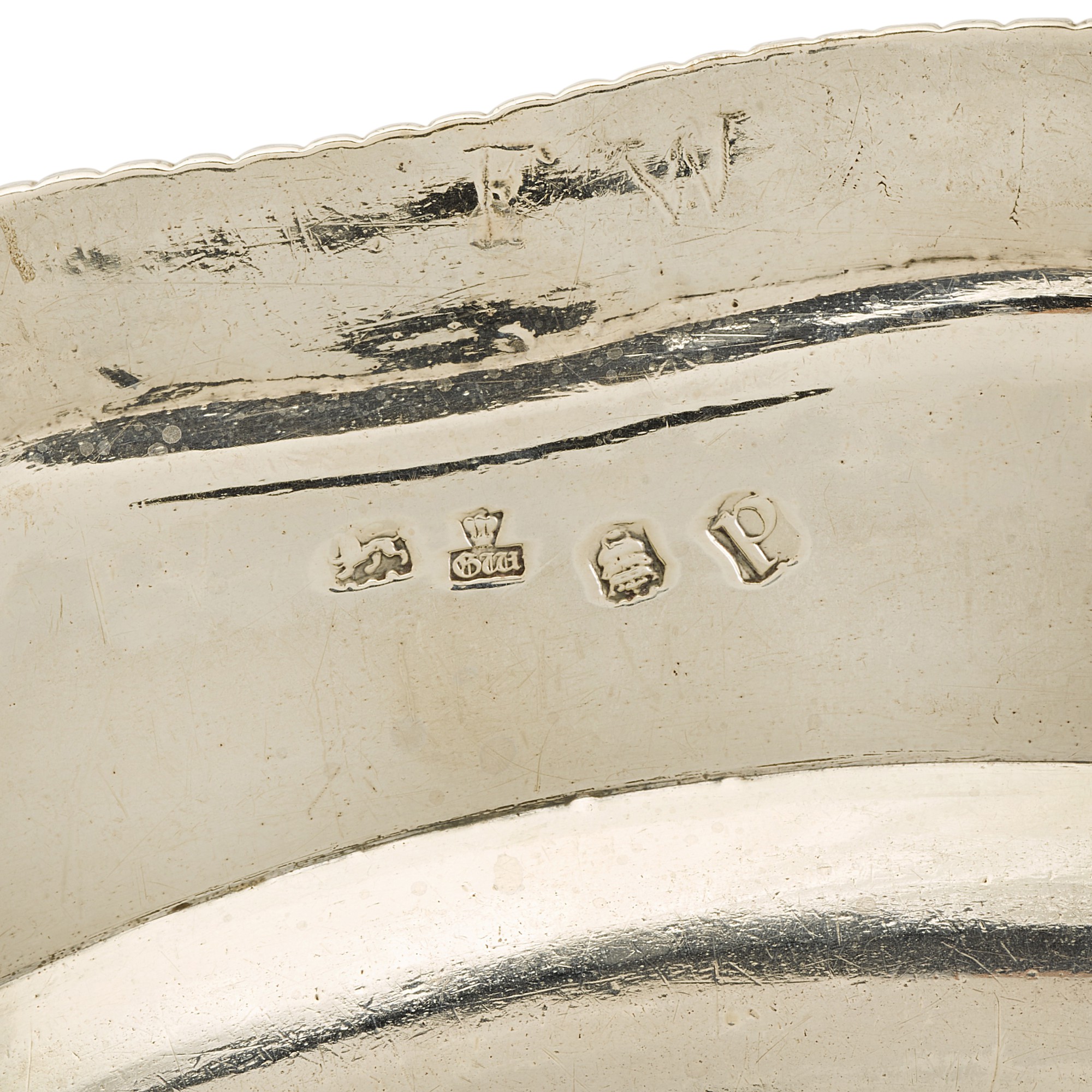 A pair of George II silver serving dishes, George Wickes, London, 1750 ...