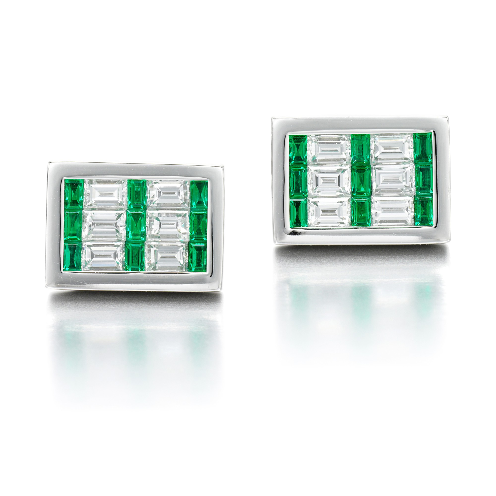 GRAFF | PAIR OF EMERALD AND DIAMOND CUFFLINKS | The Weekly Edit: Fine ...