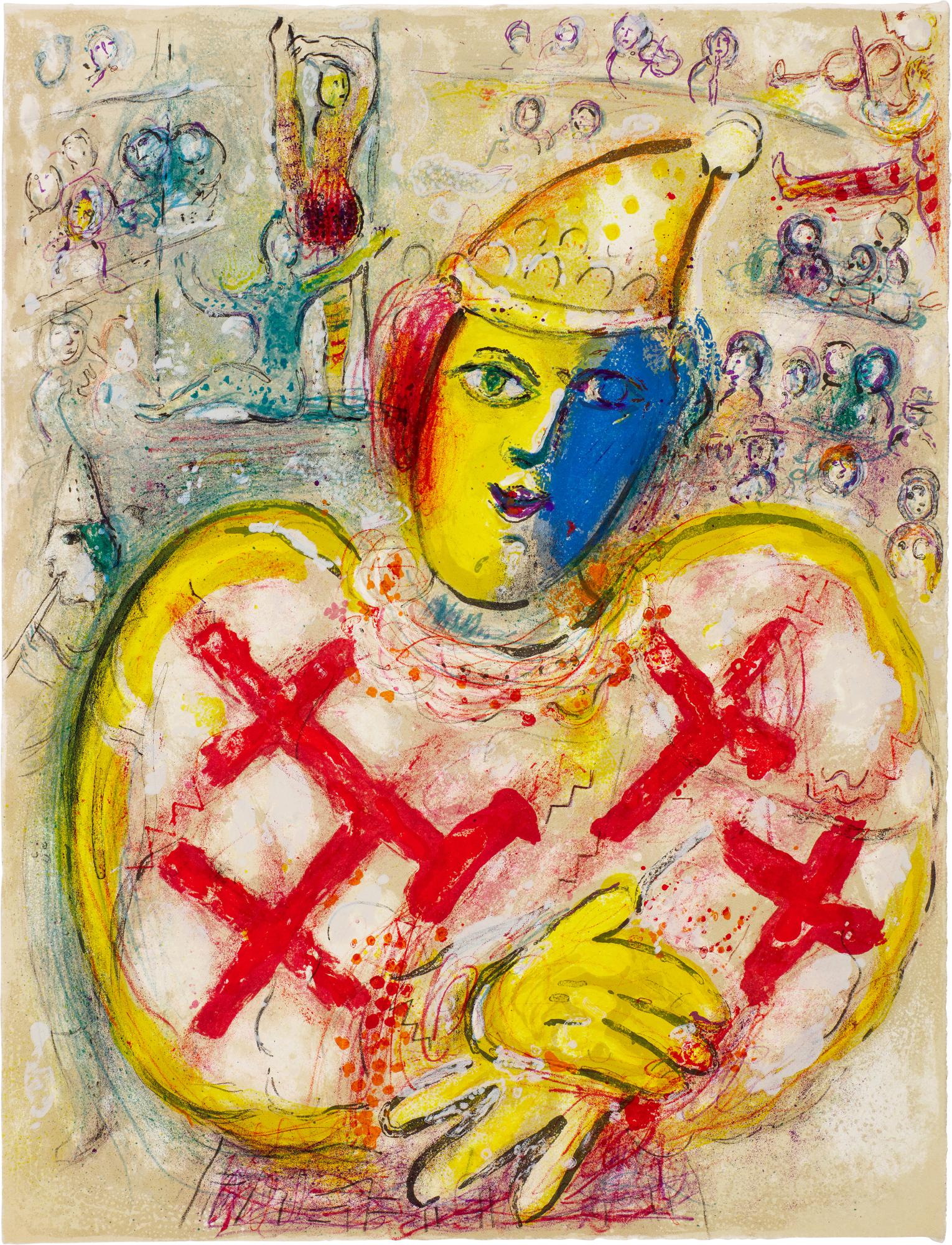 Marc Chagall Le Cirque One Plate M 499 C Bks 68 Marc Chagall