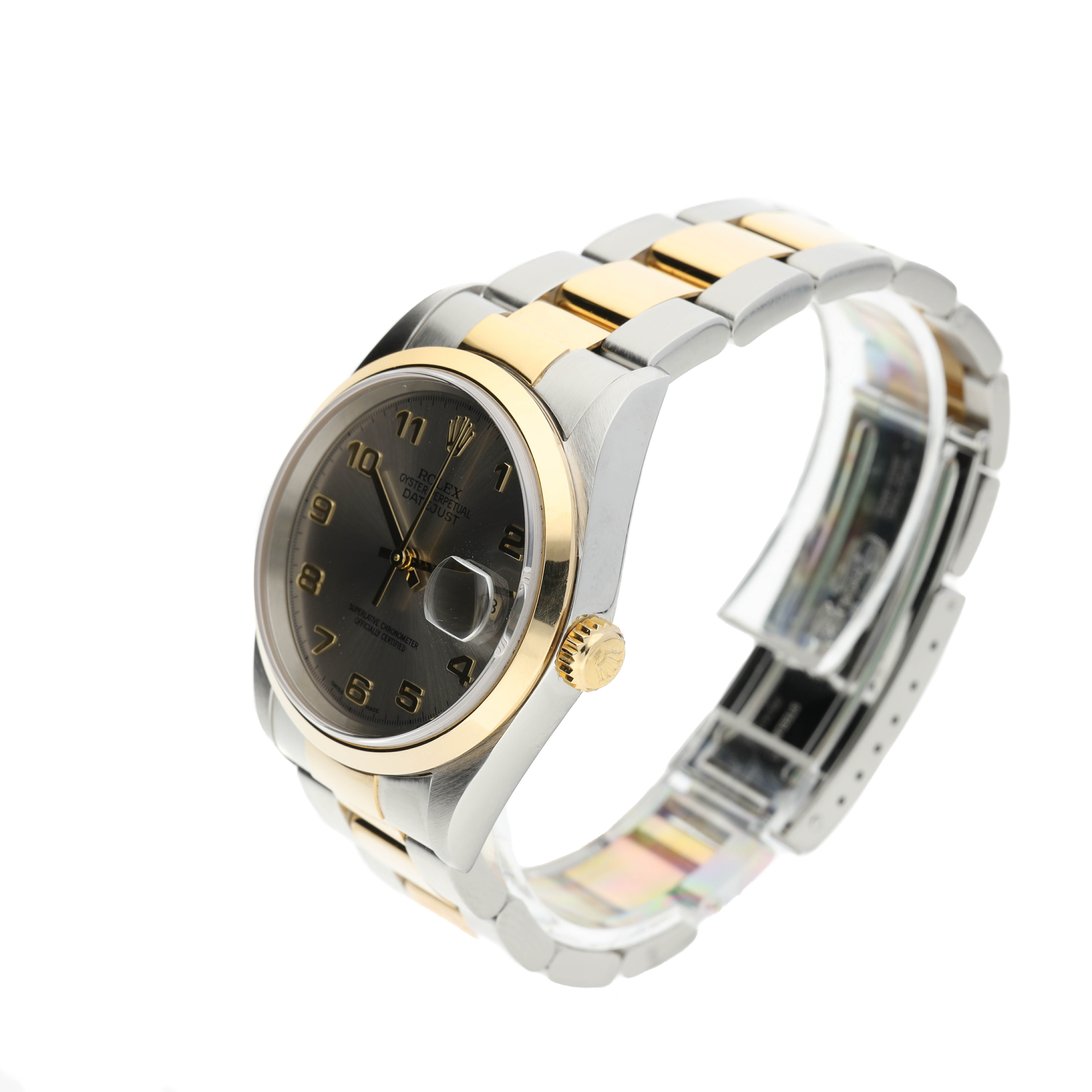 ROLEX | REFERENCE 16203 DATEJUST A STAINLESS STEEL AND YELLOW GOLD ...