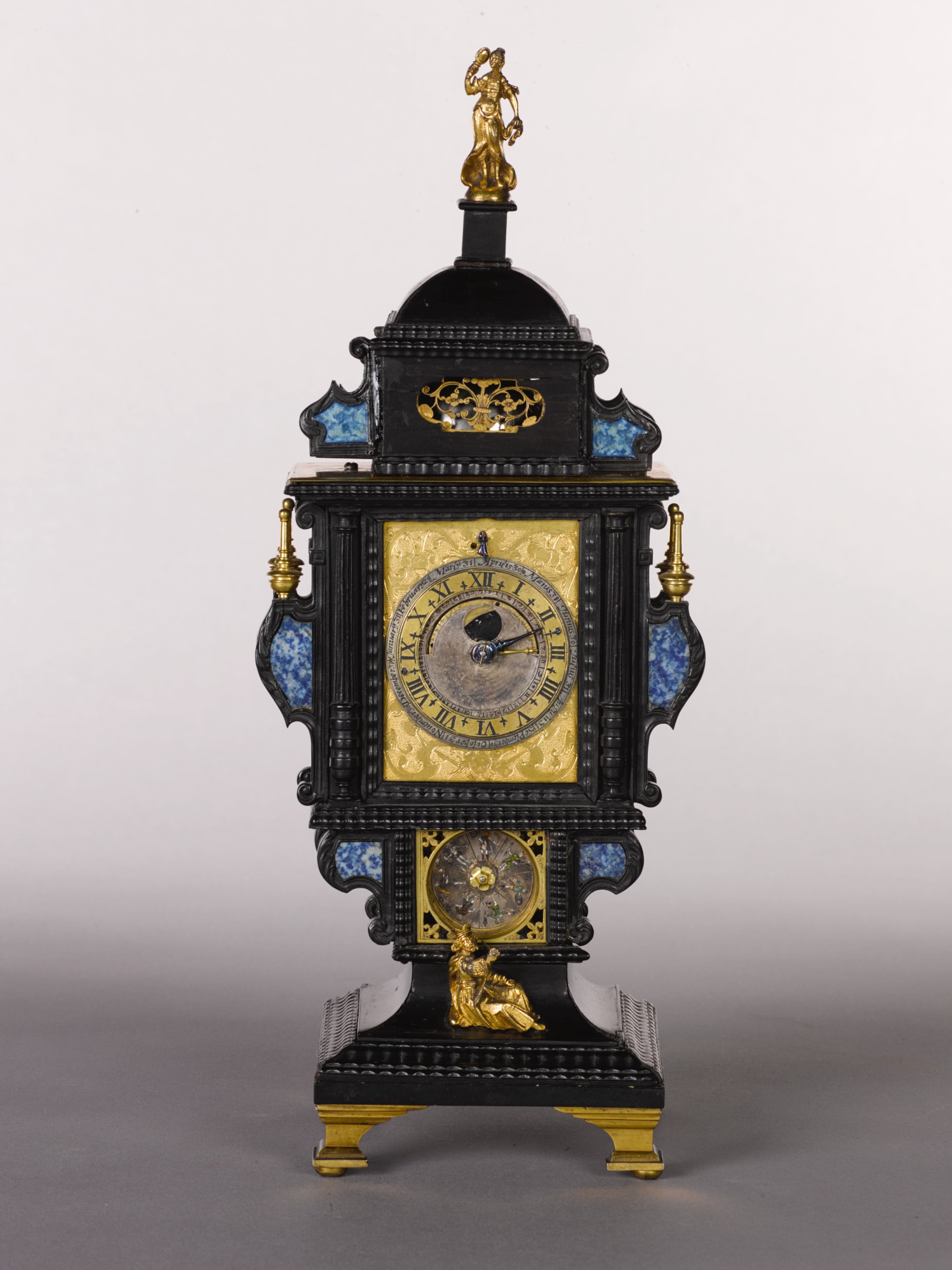 A RENAISSANCE EBONY, LAPIS LAZULI AND GILT-MOUNTED ASTRONOMICAL ...