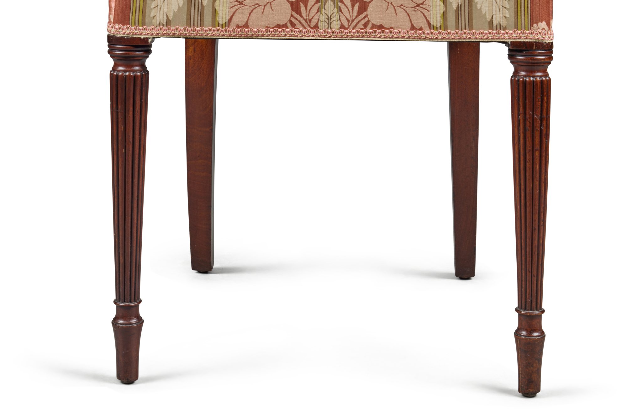 A Very Fine and Rare Federal Inlaid, Carved and Figured Mahogany Side ...