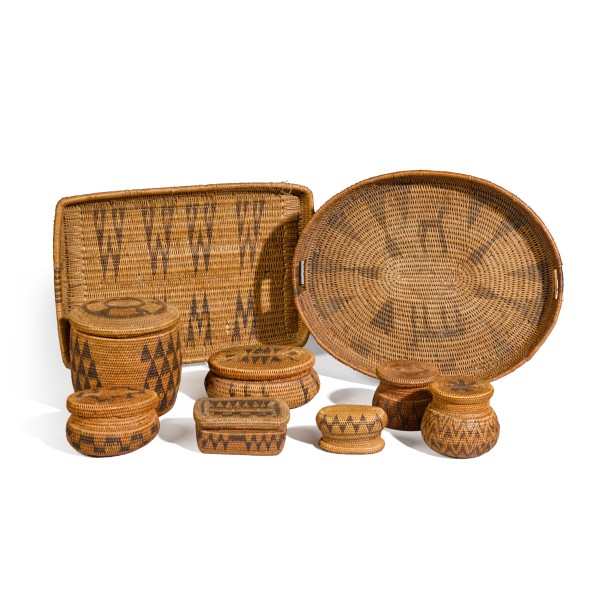 Zambia, 20th century | Lozi Baskets and Trays | Worlds within Worlds ...