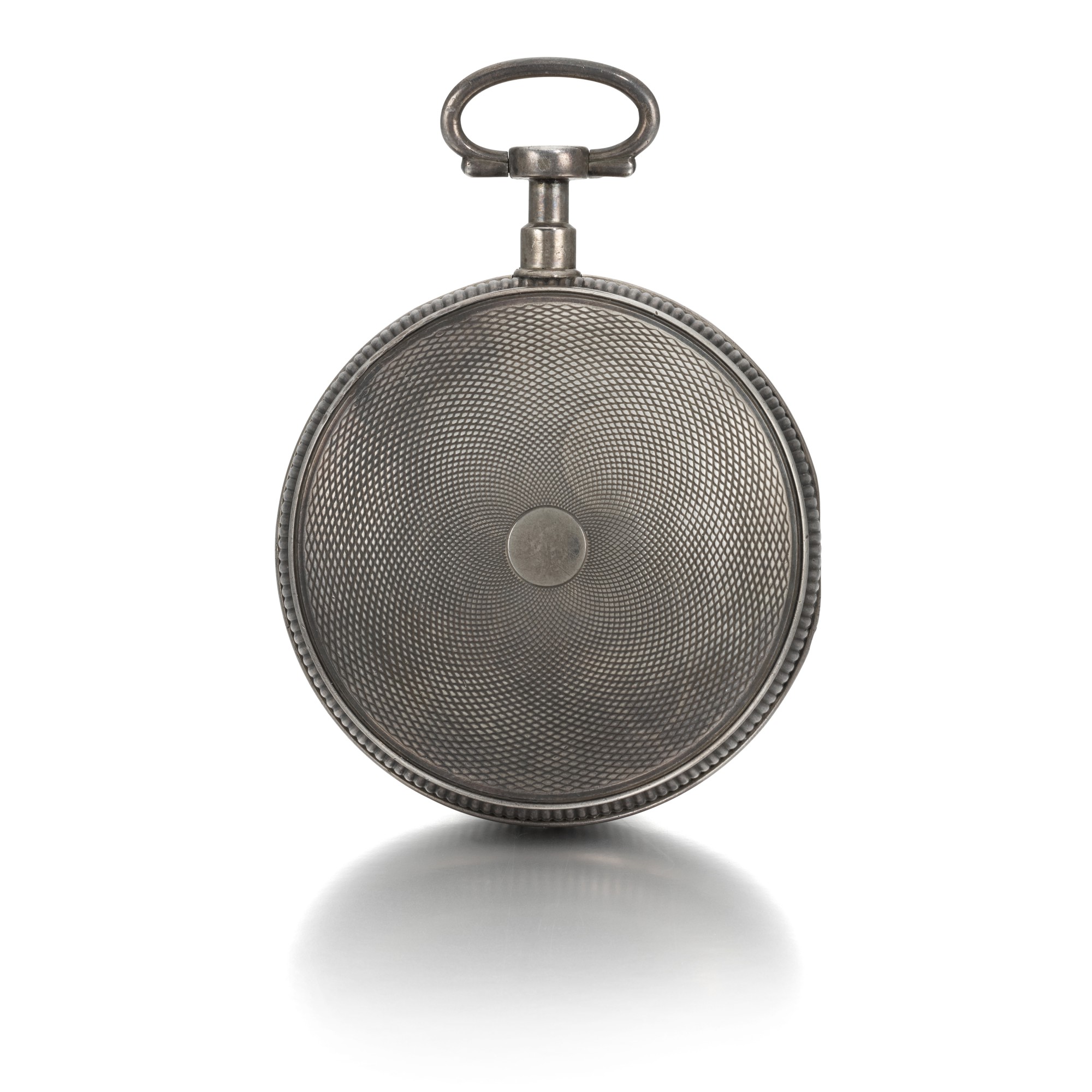 POUDRA A PARIS | A SILVER OPEN-FACED CALENDAR WATCH WITH 24-HOUR DIAL ...