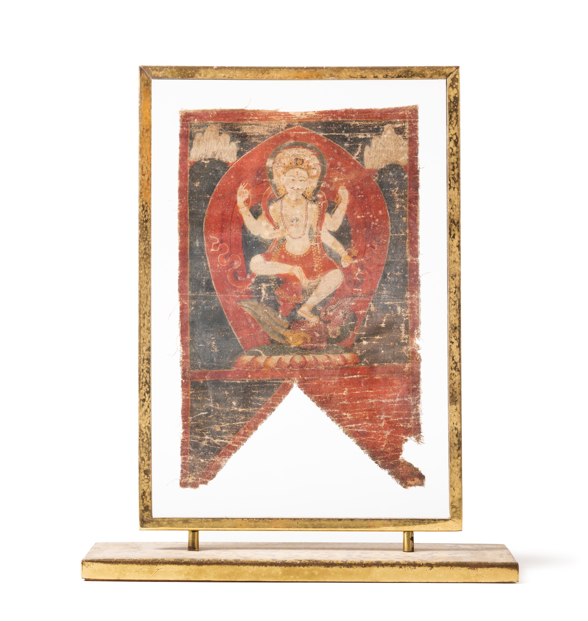 A double-sided Shaivite paubha Nepal, 18th century | 尼泊爾 十八世紀 濕婆教派雙面帛画 ...