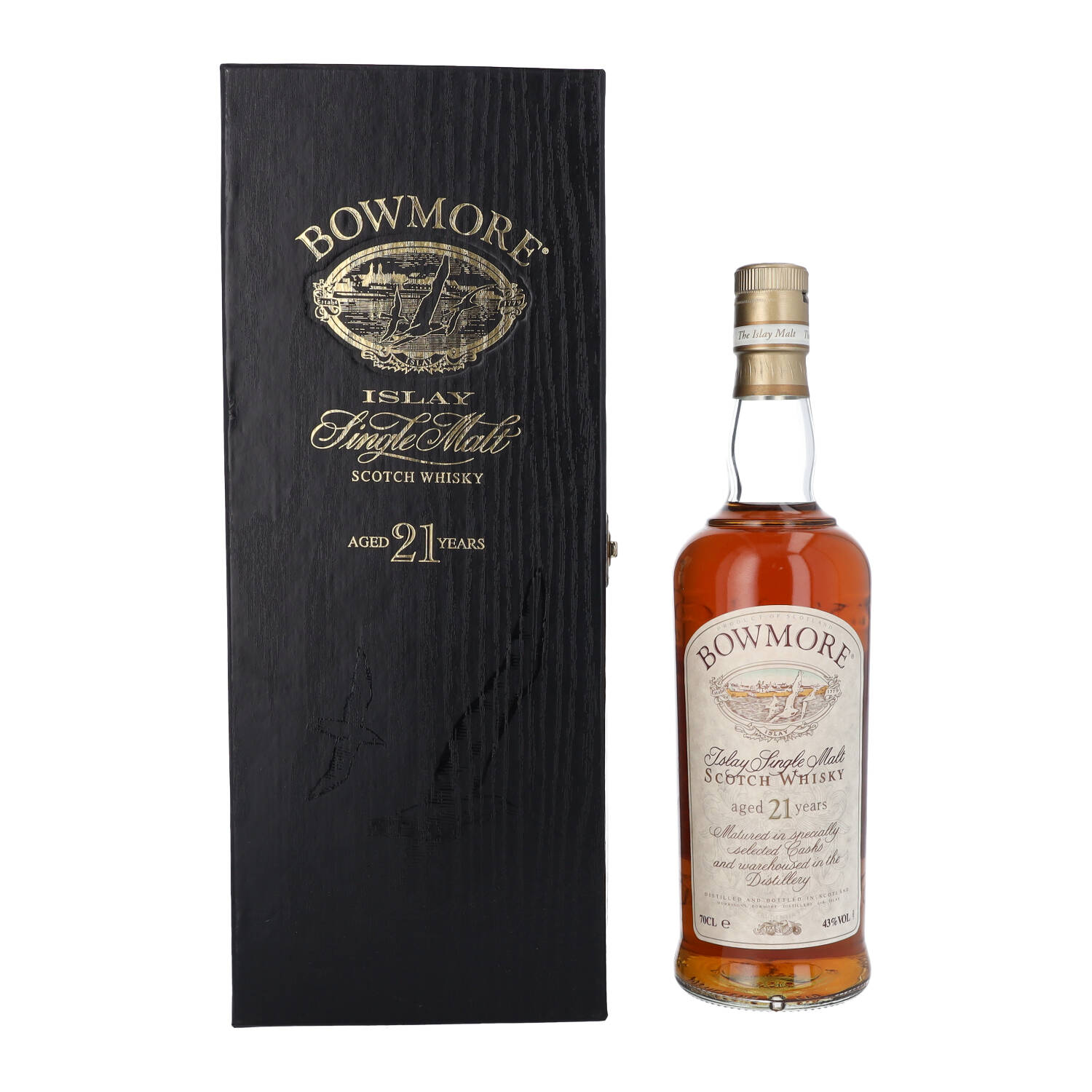 Bowmore 21 Year Old 43.0 abv NV (1 BT70) | Whisky & Whiskey | The Three ...
