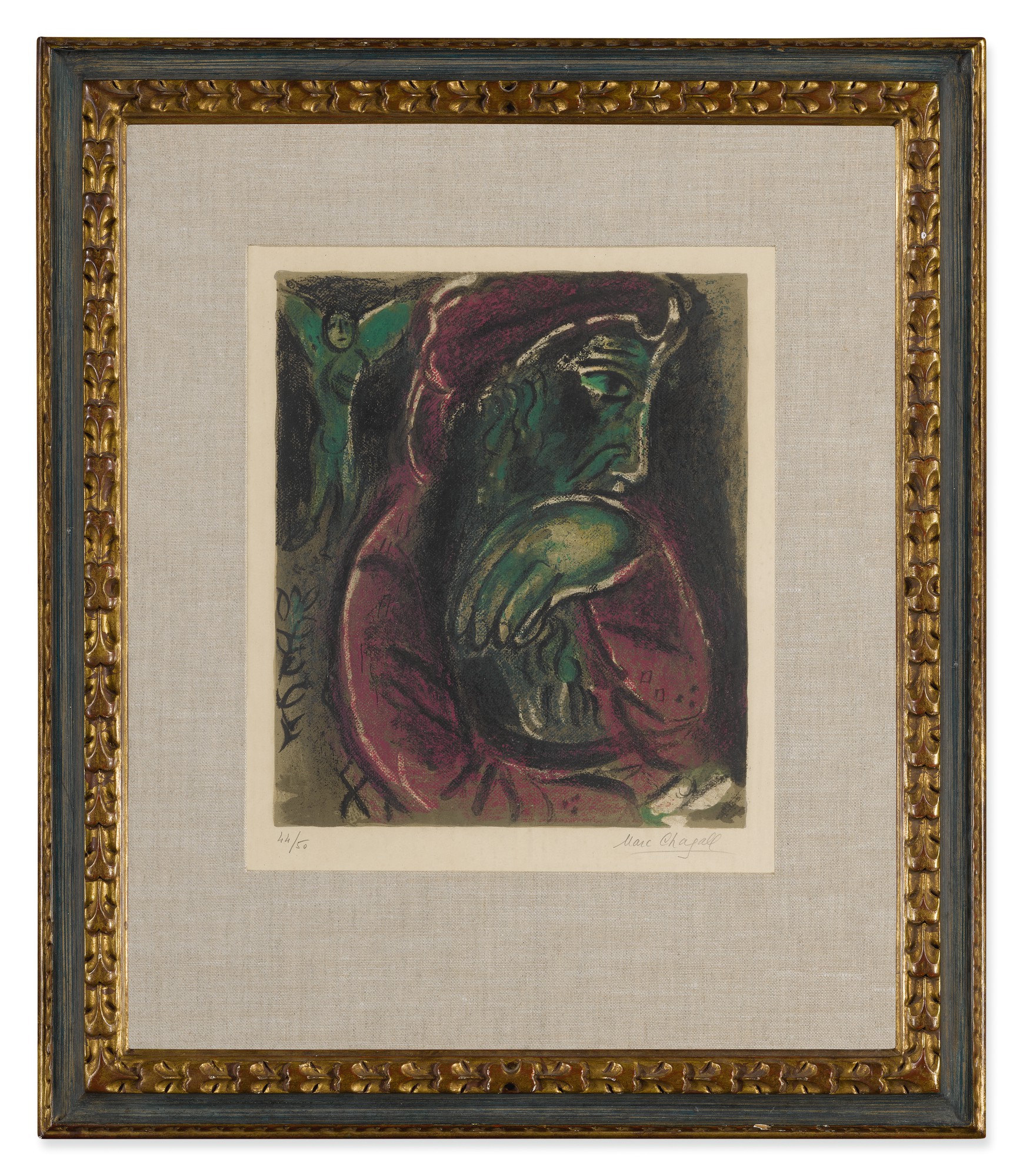 MARC CHAGALL | JOB IN DESPAIR (M. 254) | Important Prints & Multiples ...