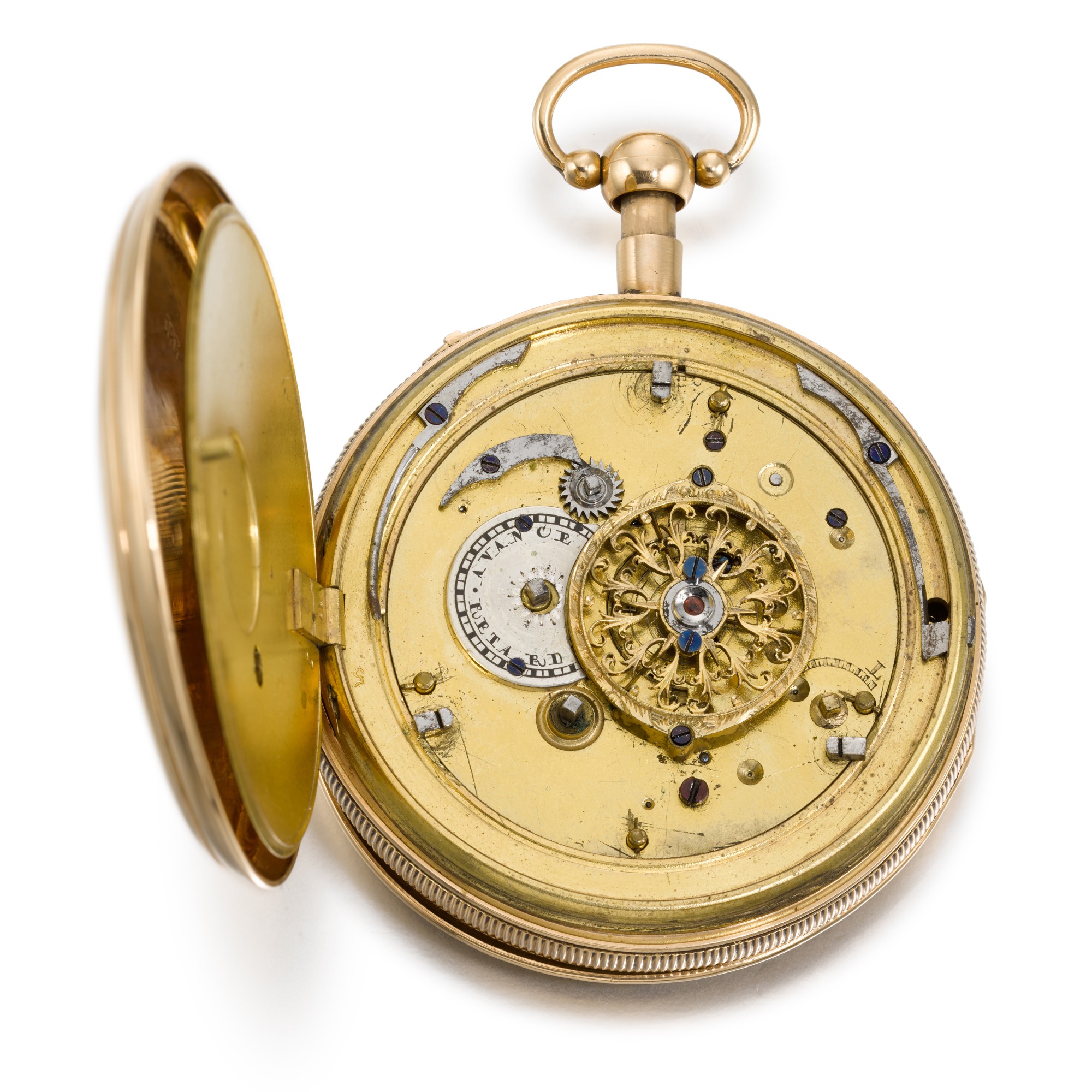 ROMILLY & COMPE | A GOLD QUARTER REPEATING AUTOMATON WATCH WITH ...