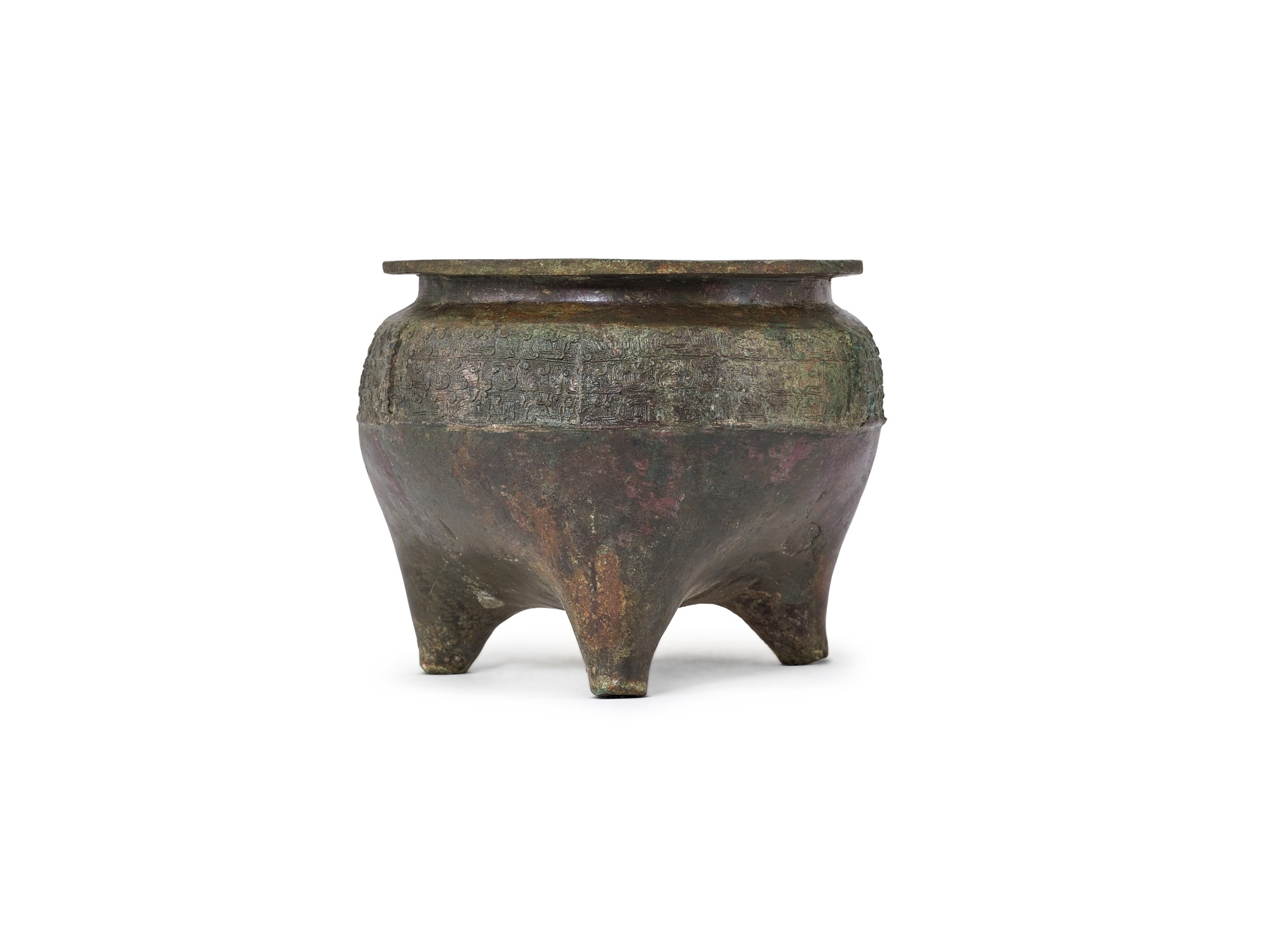An archaic bronze ritual food vessel, li Western Zhou dynasty 西周 青銅鬲 ...
