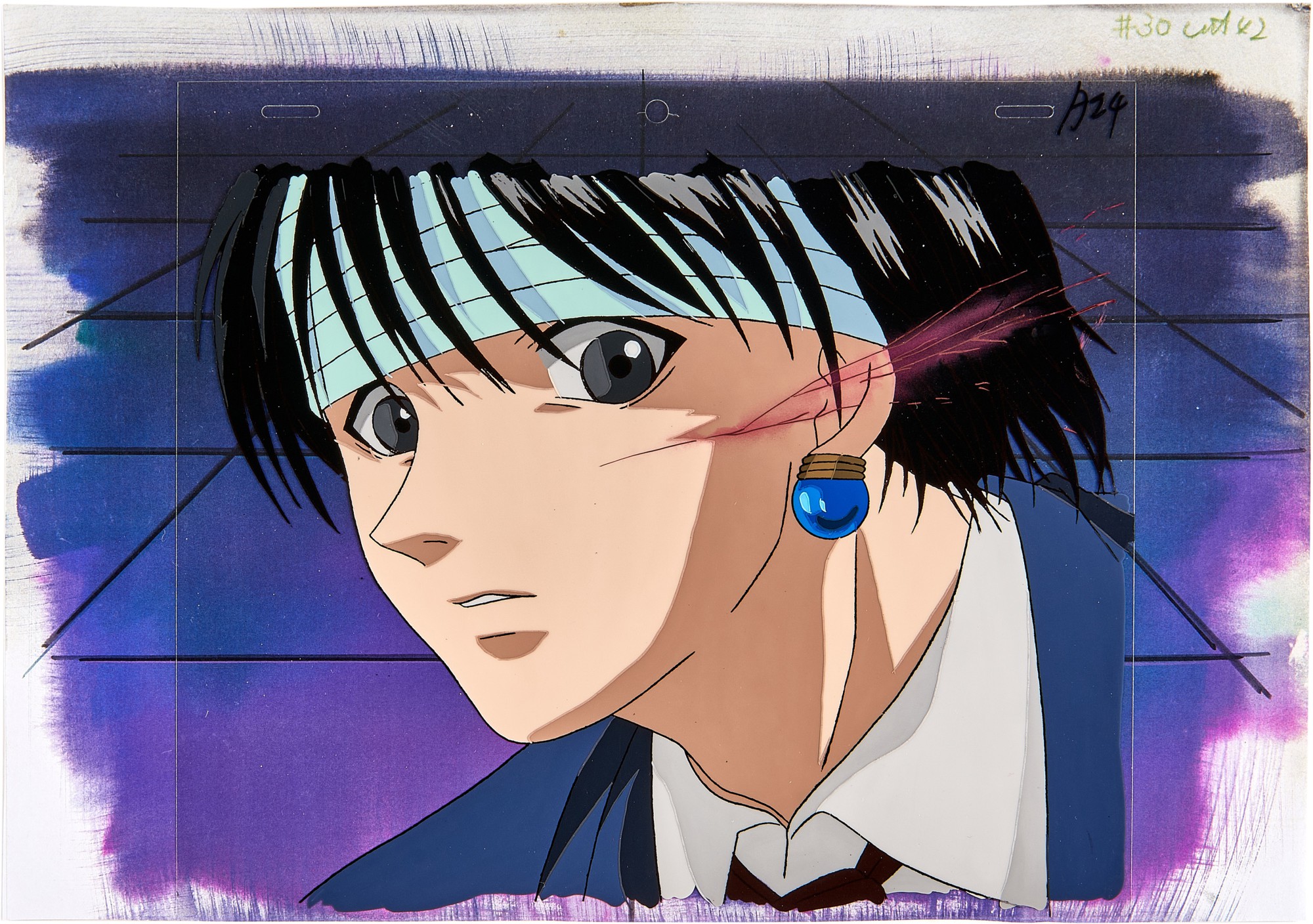 Kuroro with Facial Cut from Fighting (Episode 62) Animation Cel with ...