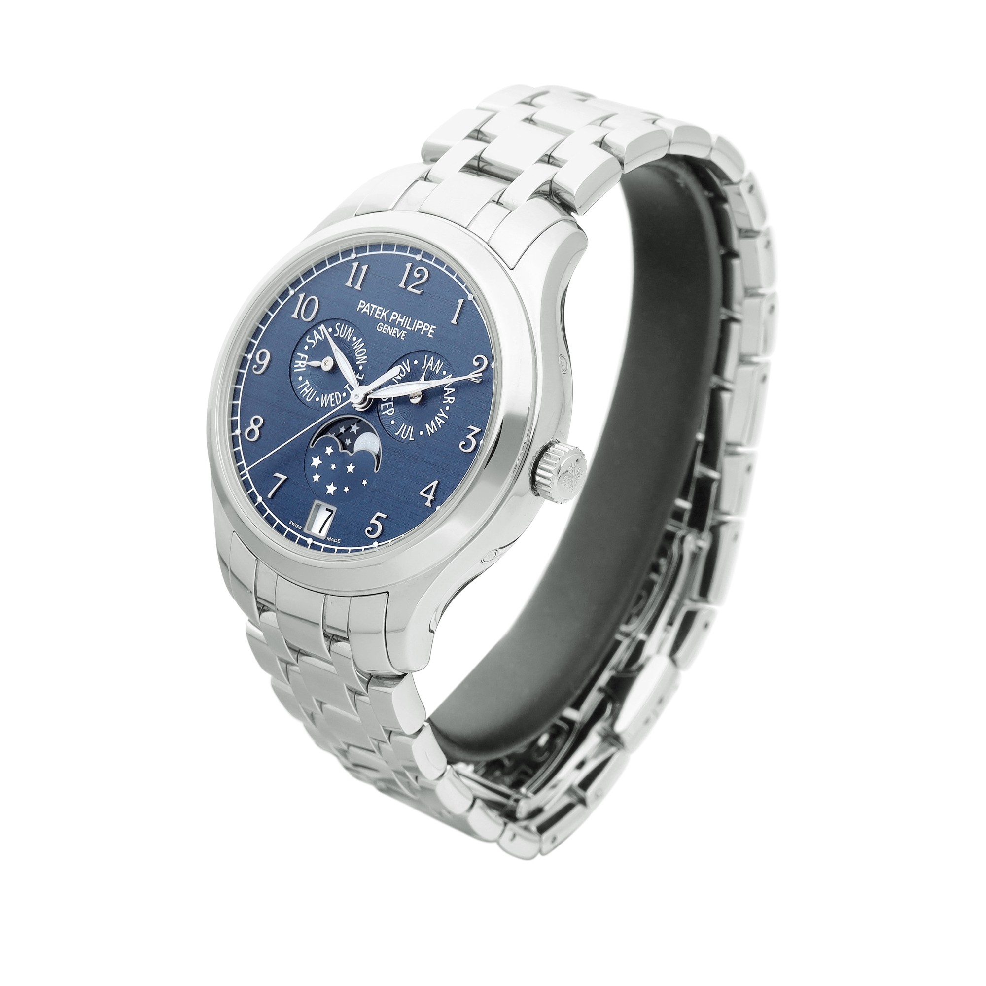 Reference 4947 | A stainless steel annual calendar wristwatch with date ...
