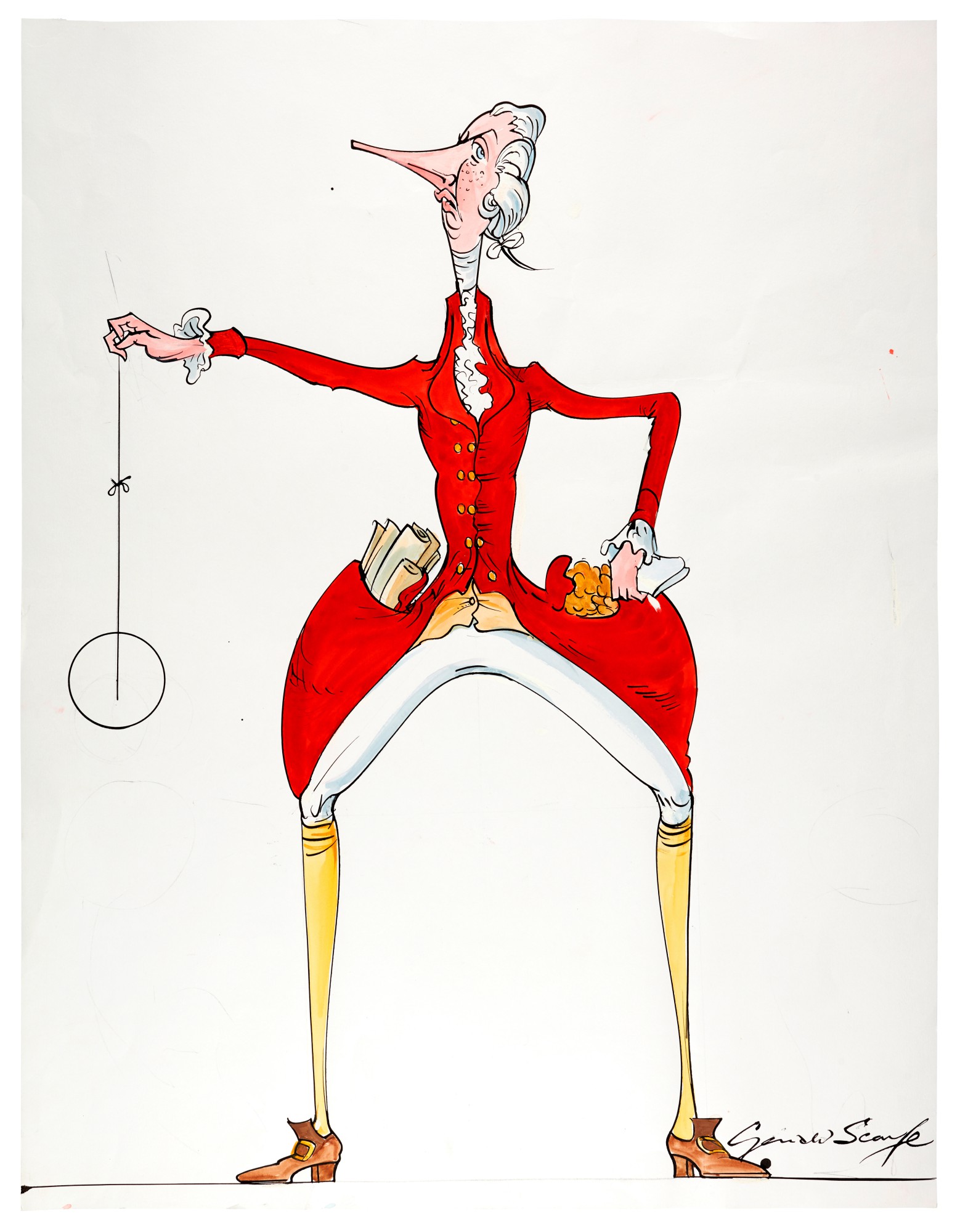 SCARFE | [OTHER] | "The Master" [James Gillray] | Scarfe at Sotheby’s ...