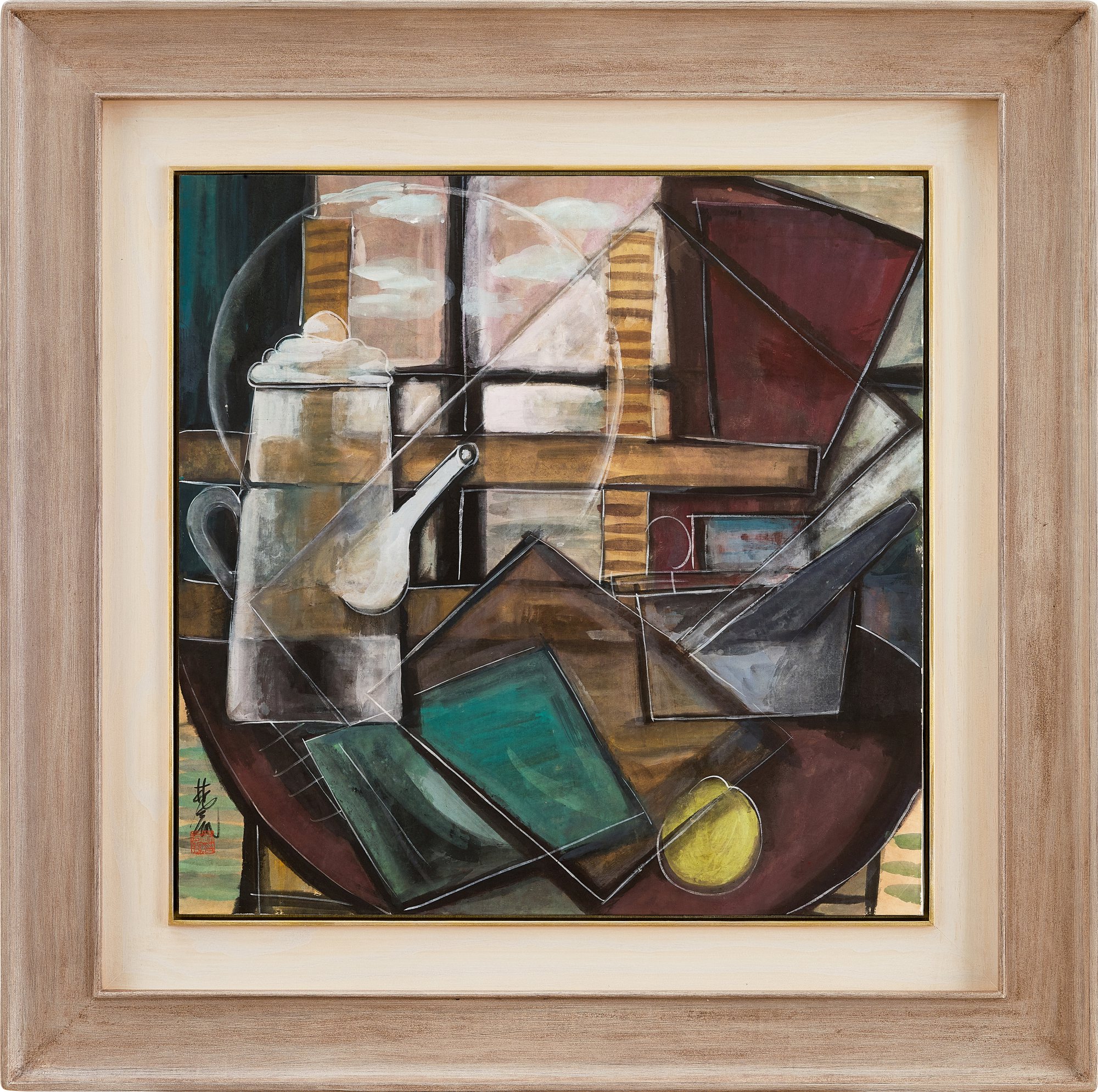 Lin Fengmian 林風眠 | White teapot and still life 白色茶壺與靜物 | Modern Evening ...