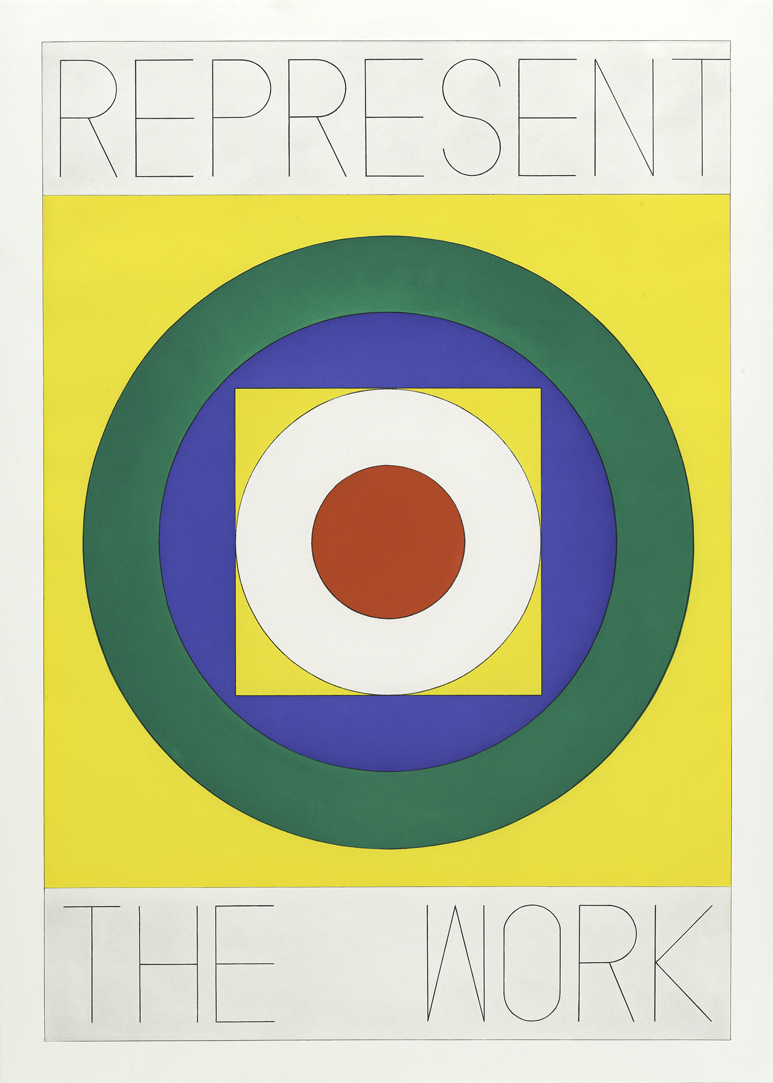 Matt Mullican REPRESENT THE WORK, Logo Available For Immediate Sale At ...