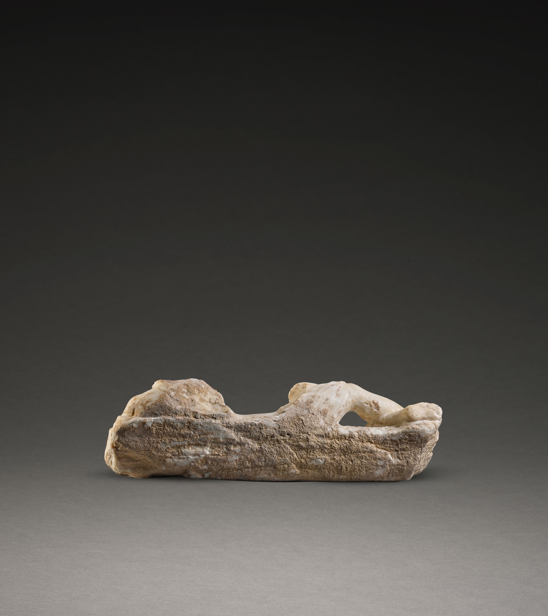 A ROMAN MARBLE FOUNTAIN FIGURE OF RECLINING SILENUS, CIRCA 2ND CENTURY ...