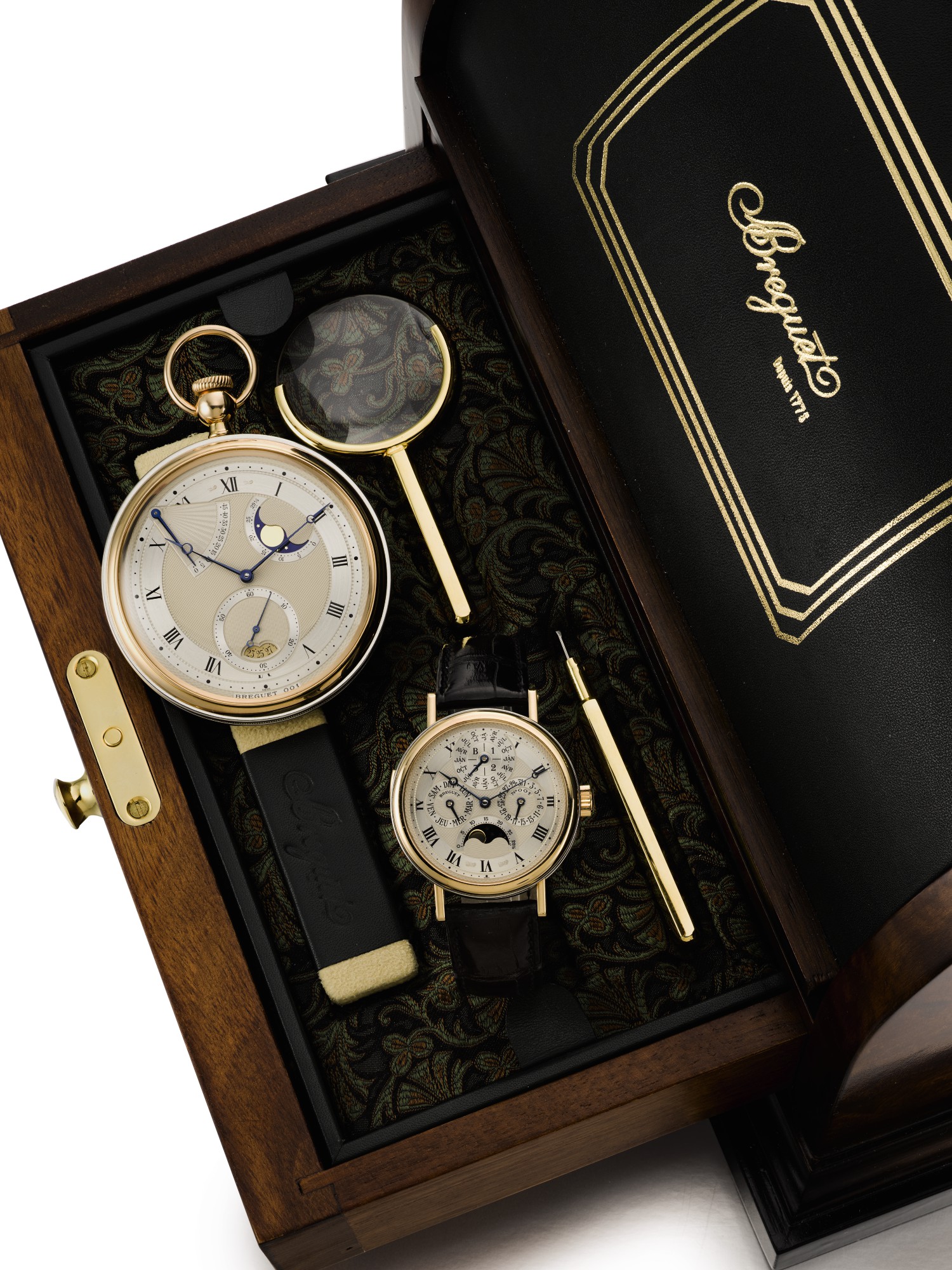 BREGUET | A UNIQUE SOUSCRIPTION SET OF TWO PINK GOLD AND PLATINUM ...