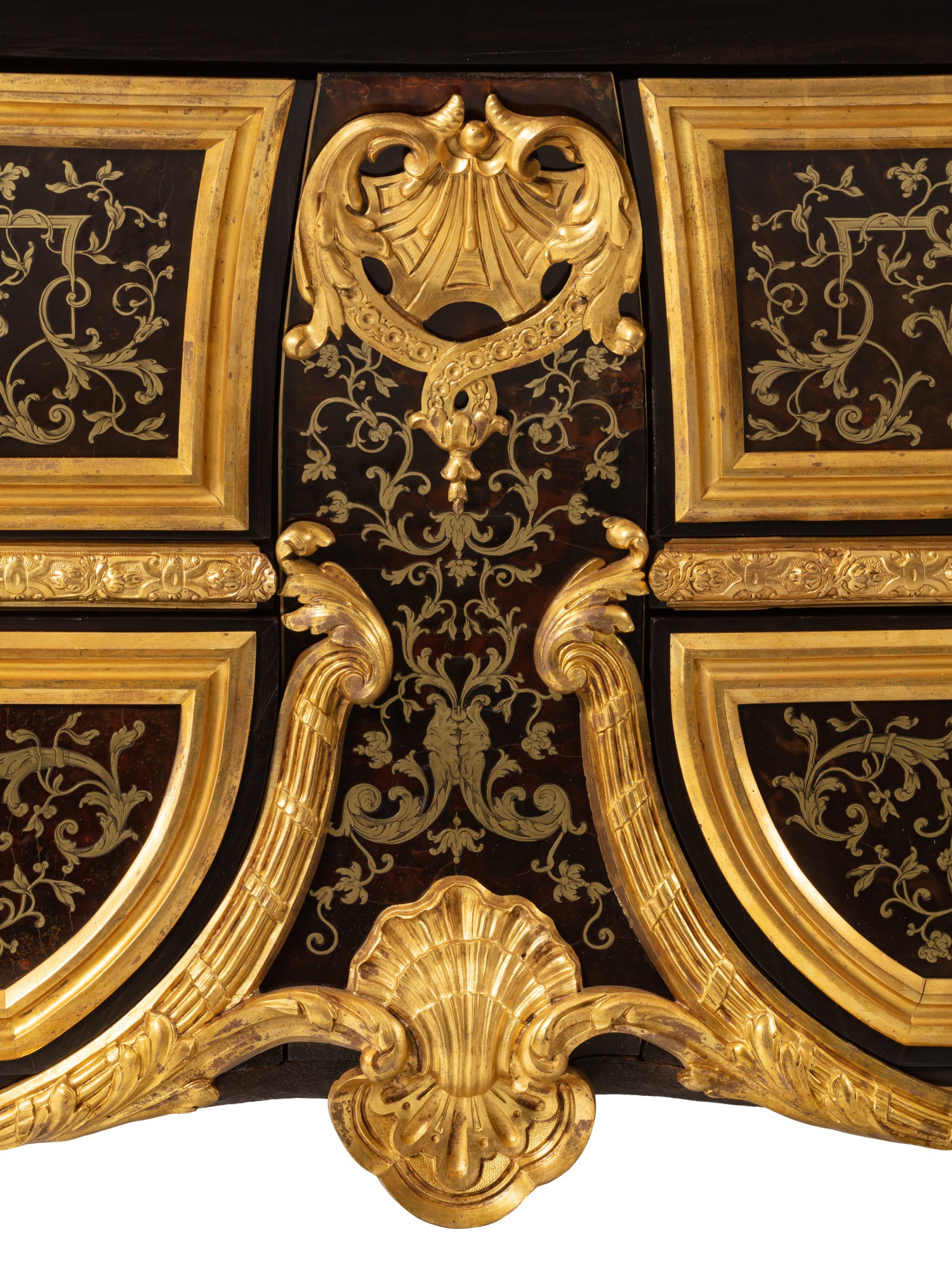 An important Louis XIV marquetry commode, circa 1710-1720, attributed ...