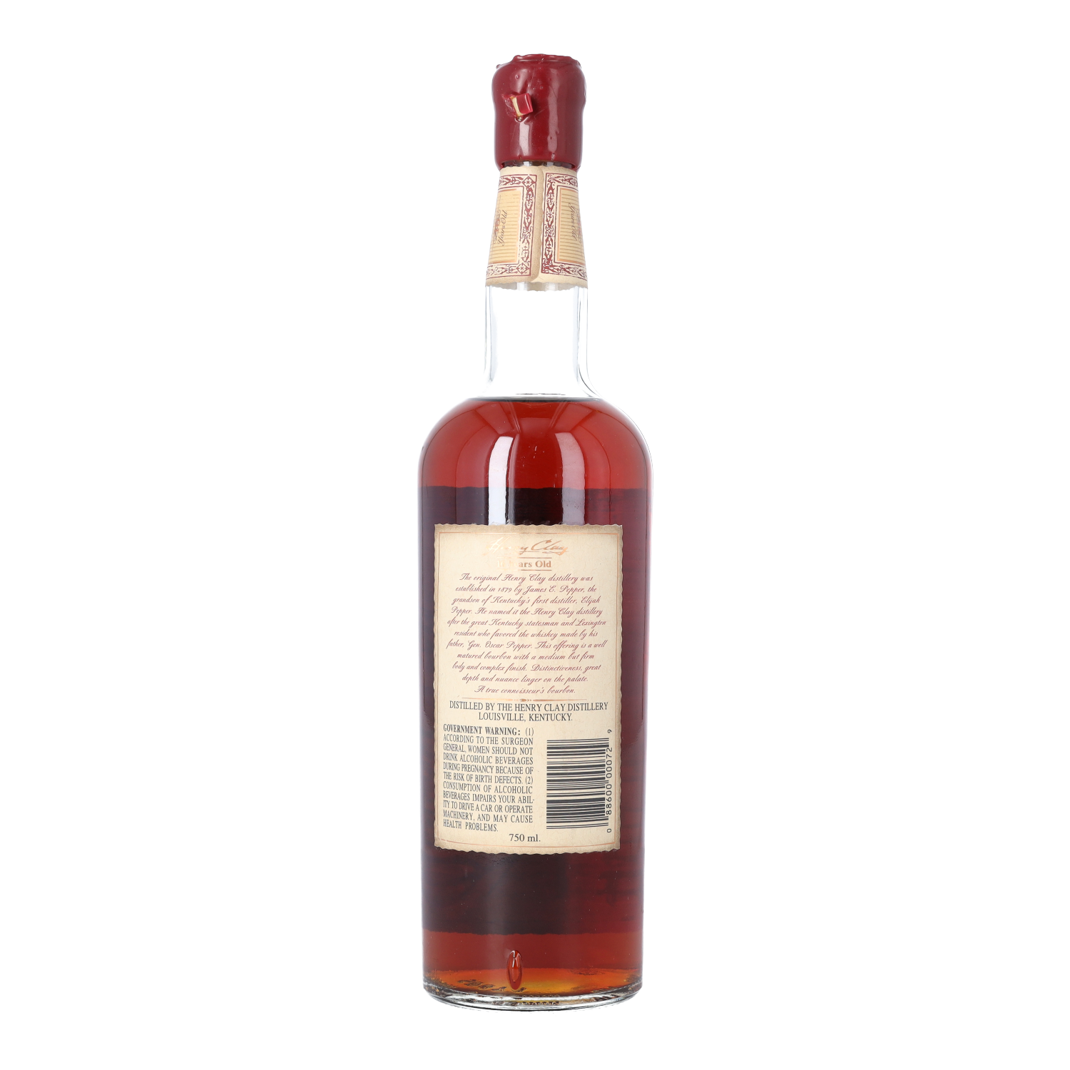 Henry Clay Rare Bourbon 16 Year Old 90.6 proof 1980 (1 BT75) | Bourbon ...