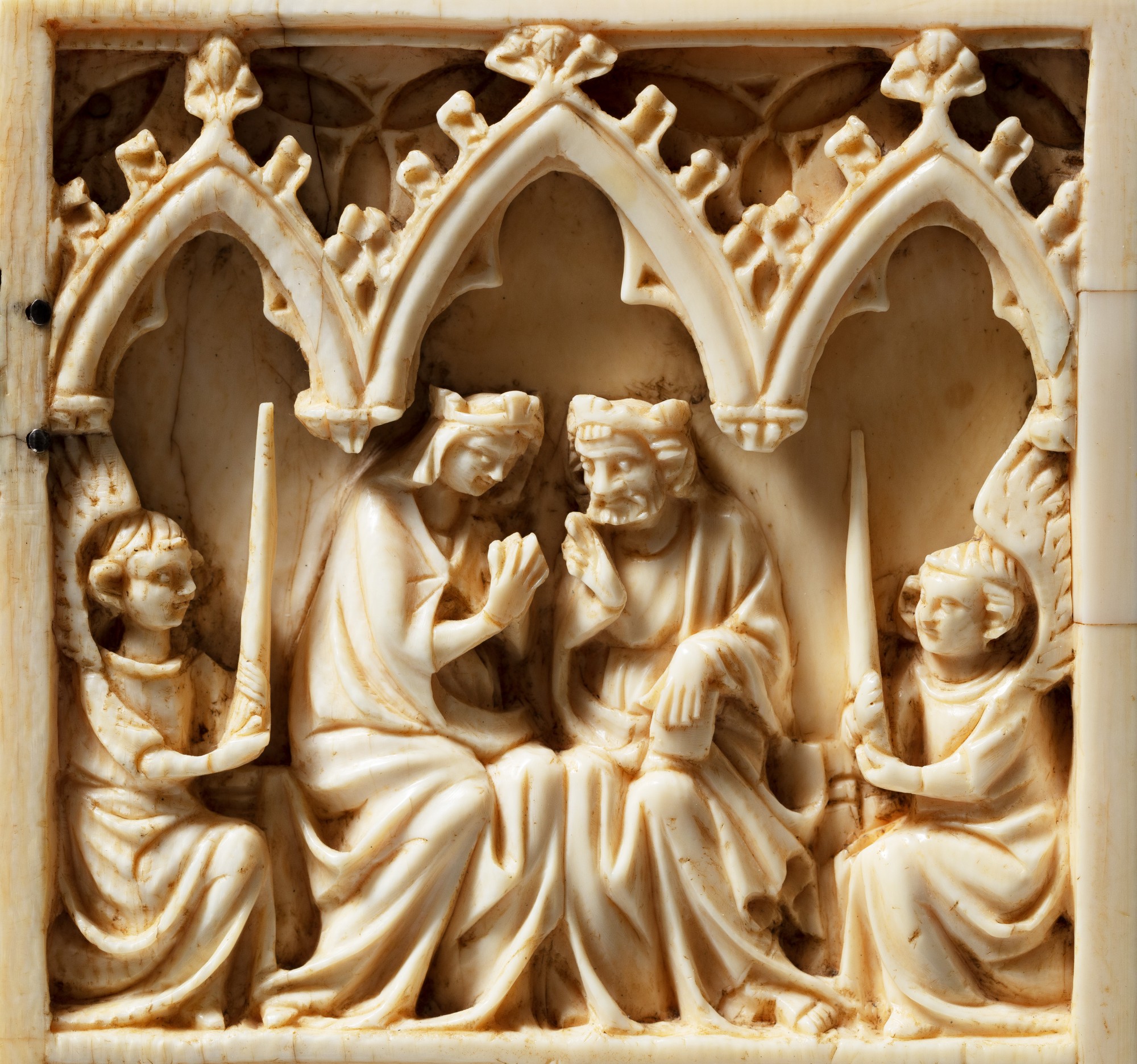 Ivory diptych with Scenes from the Life of the Virgin | Diptyque en ...