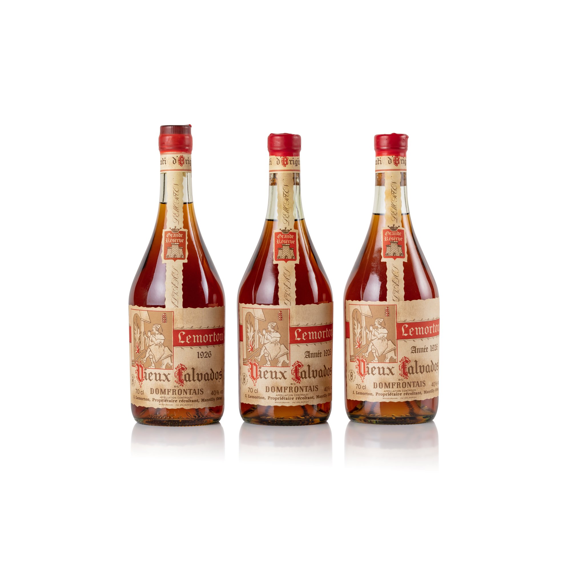Lemorton Grande Reserve Vieux Calvados du Domfrontais 1926 (3 BT ...