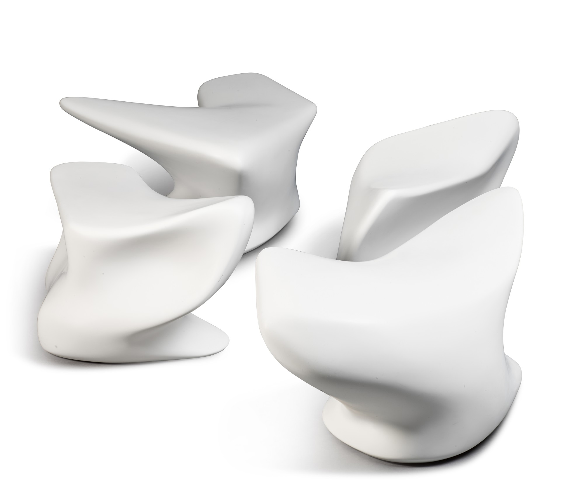 DAME ZAHA HADID, R.A. | 'NEKTON' STOOLS, FROM THE 'PRINCIPAL ...