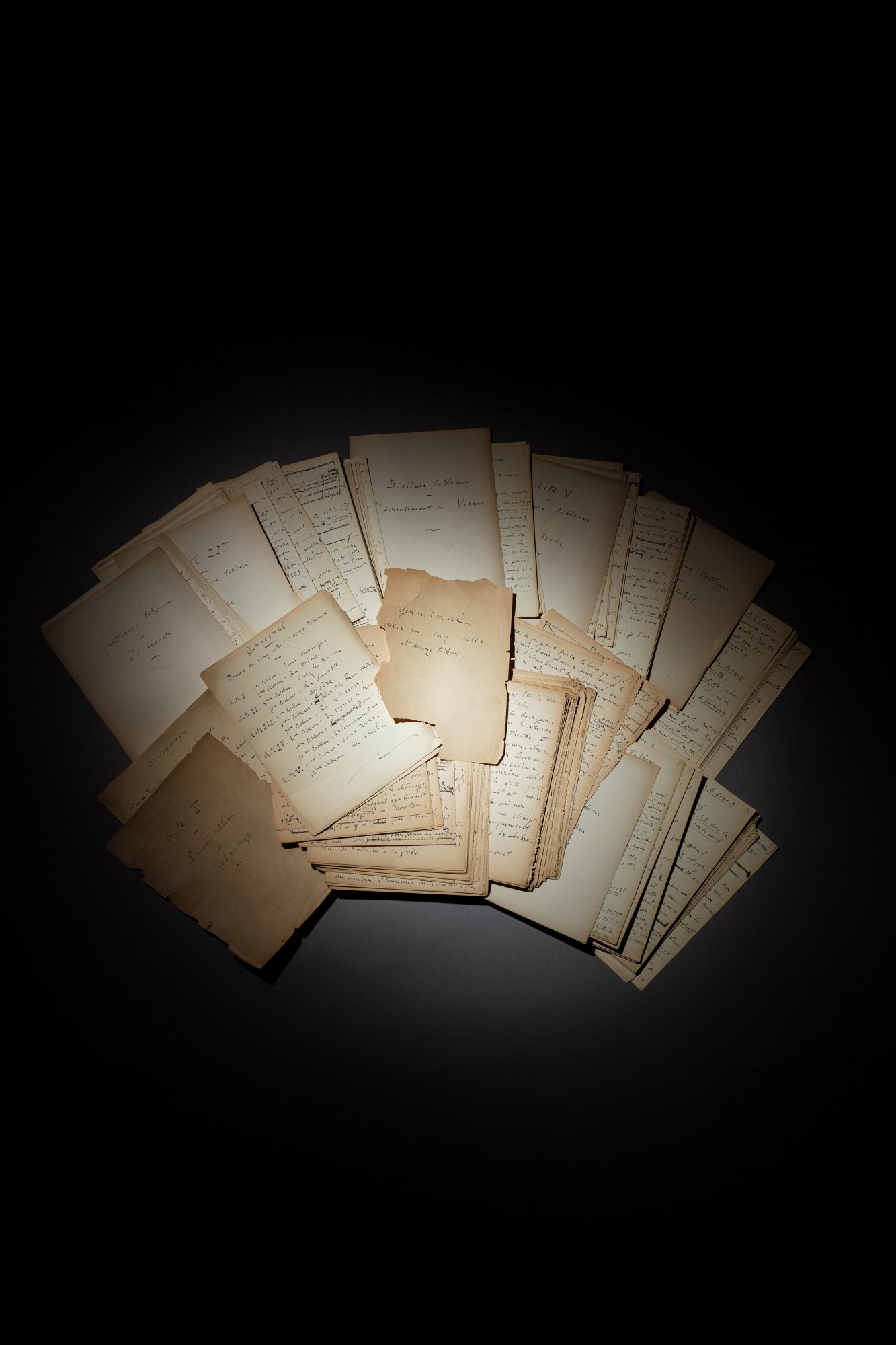 Germinal [1885]. Manuscrit autographe de l'adaptation théâtrale. Le ...