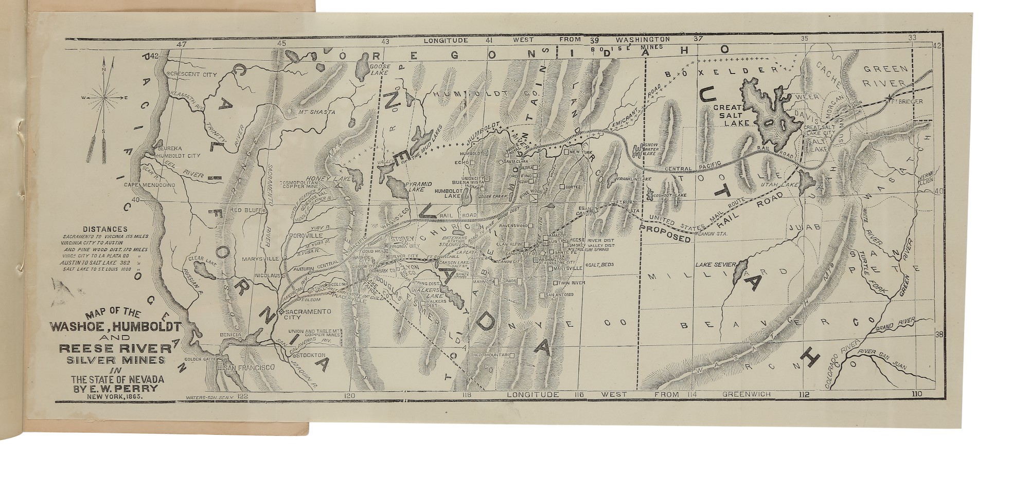 [Nevada]. The Silver Mines of Nevada... a very nice example of a ...