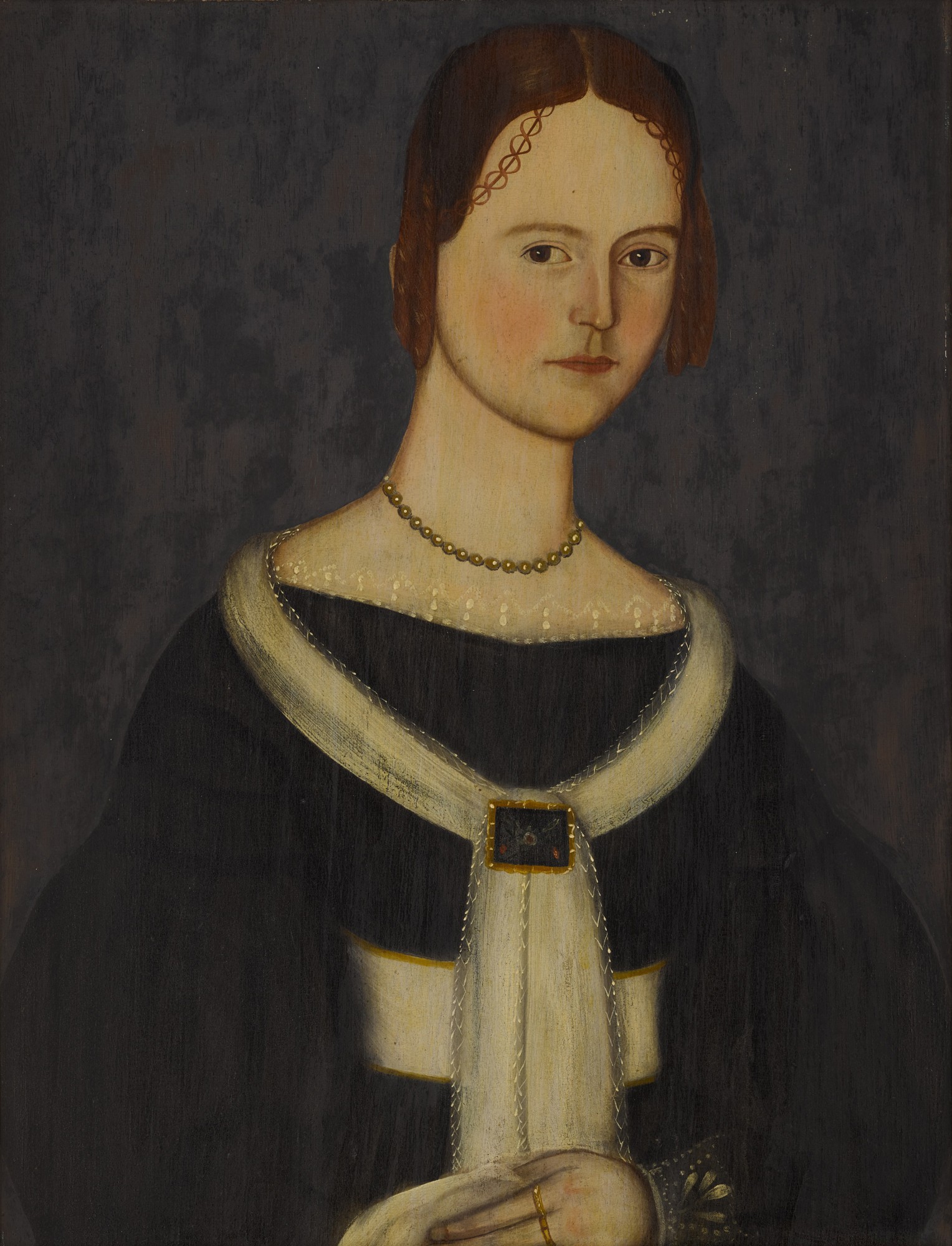 Pair of Portraits: Mr. and Mrs. Moses of Richmond, Illinois | Americana ...