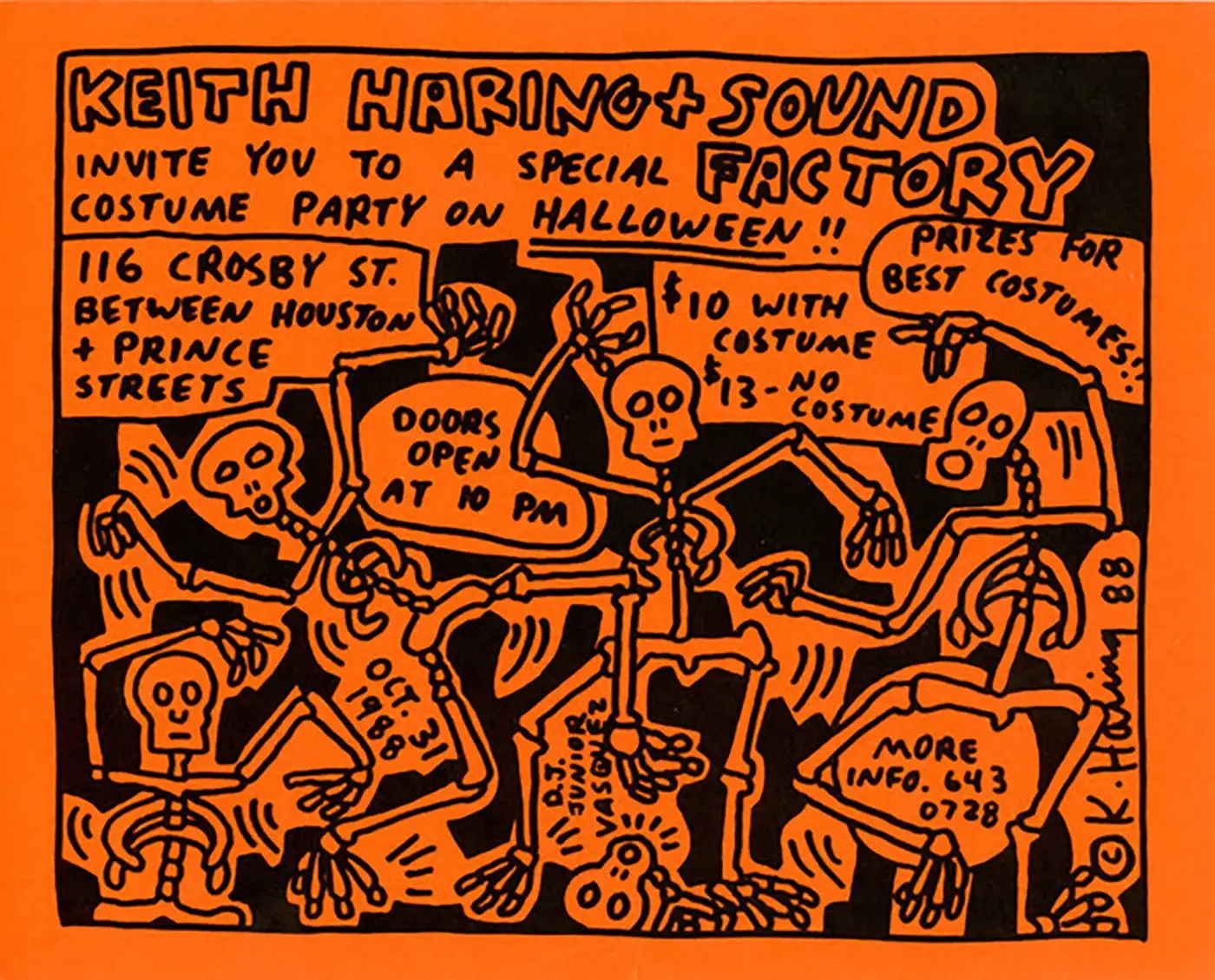 Sound Factory Halloween Invitation
