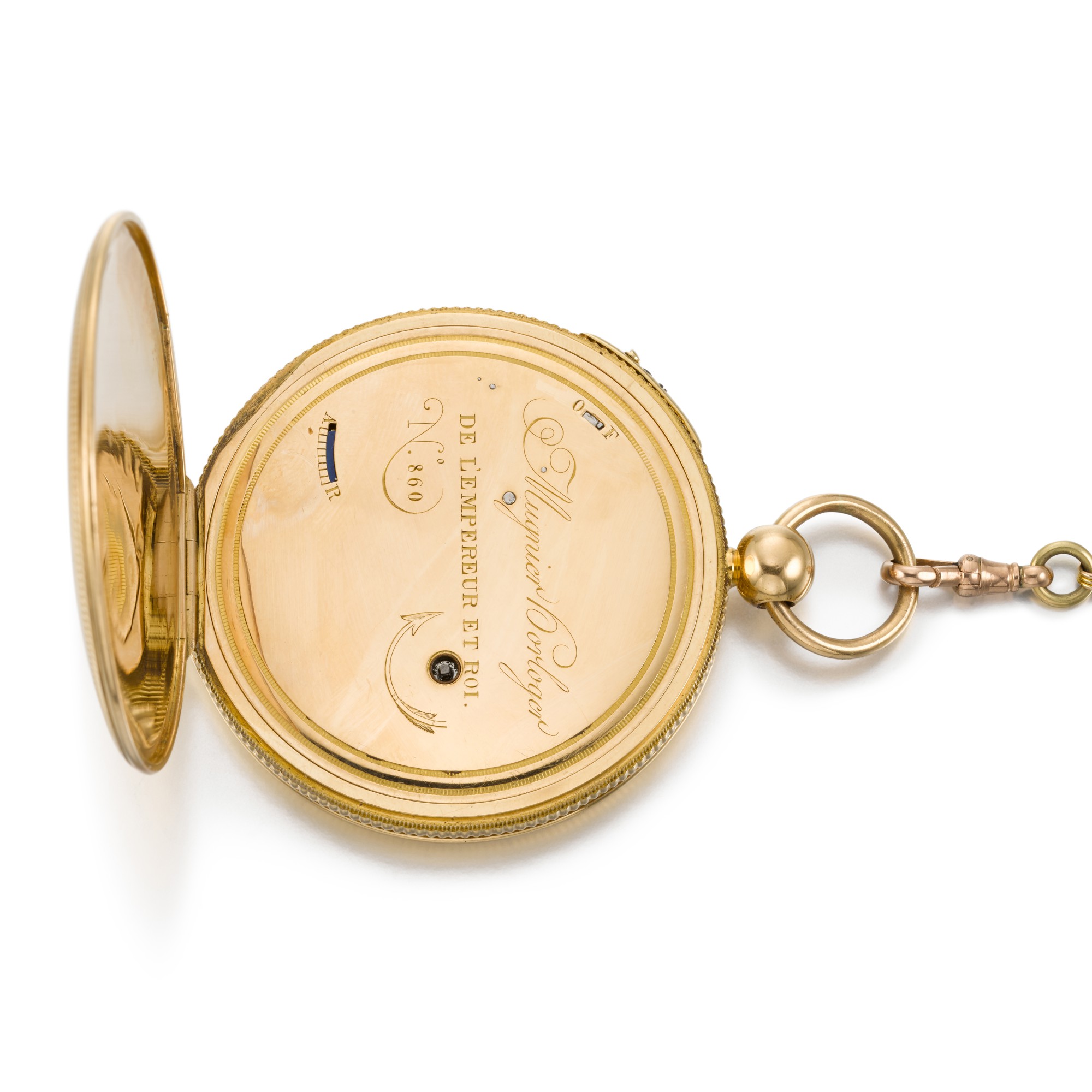 CHARLES MUGNIER | A GOLD OPEN-FACED QUARTER REPEATING WATCH CIRCA 1820 ...