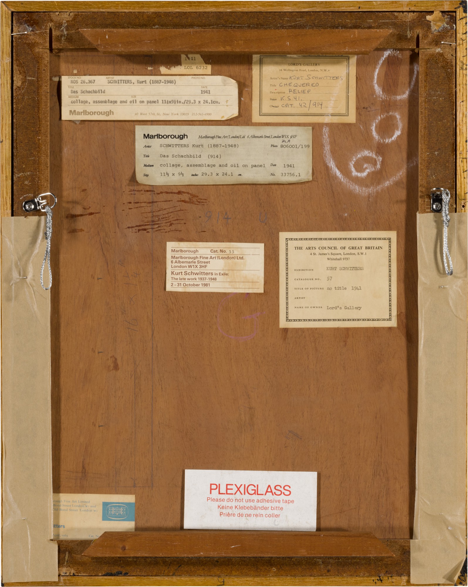 Ohne Titel (Das Schachbild) (Untitled (The Chess Picture ...