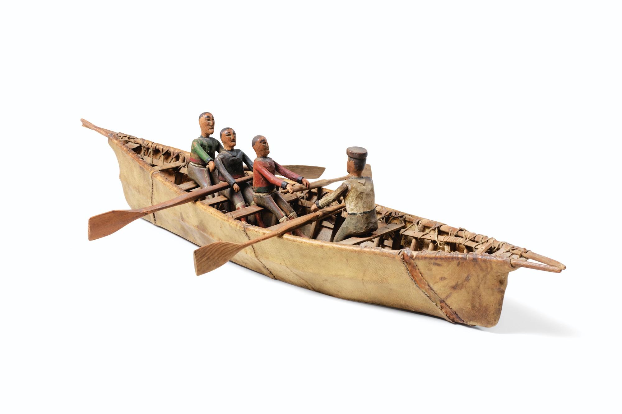 MAQUETTE DE BATEAU, UMIAK, INUIT, ALASKA | Jamais perdu en mer ...