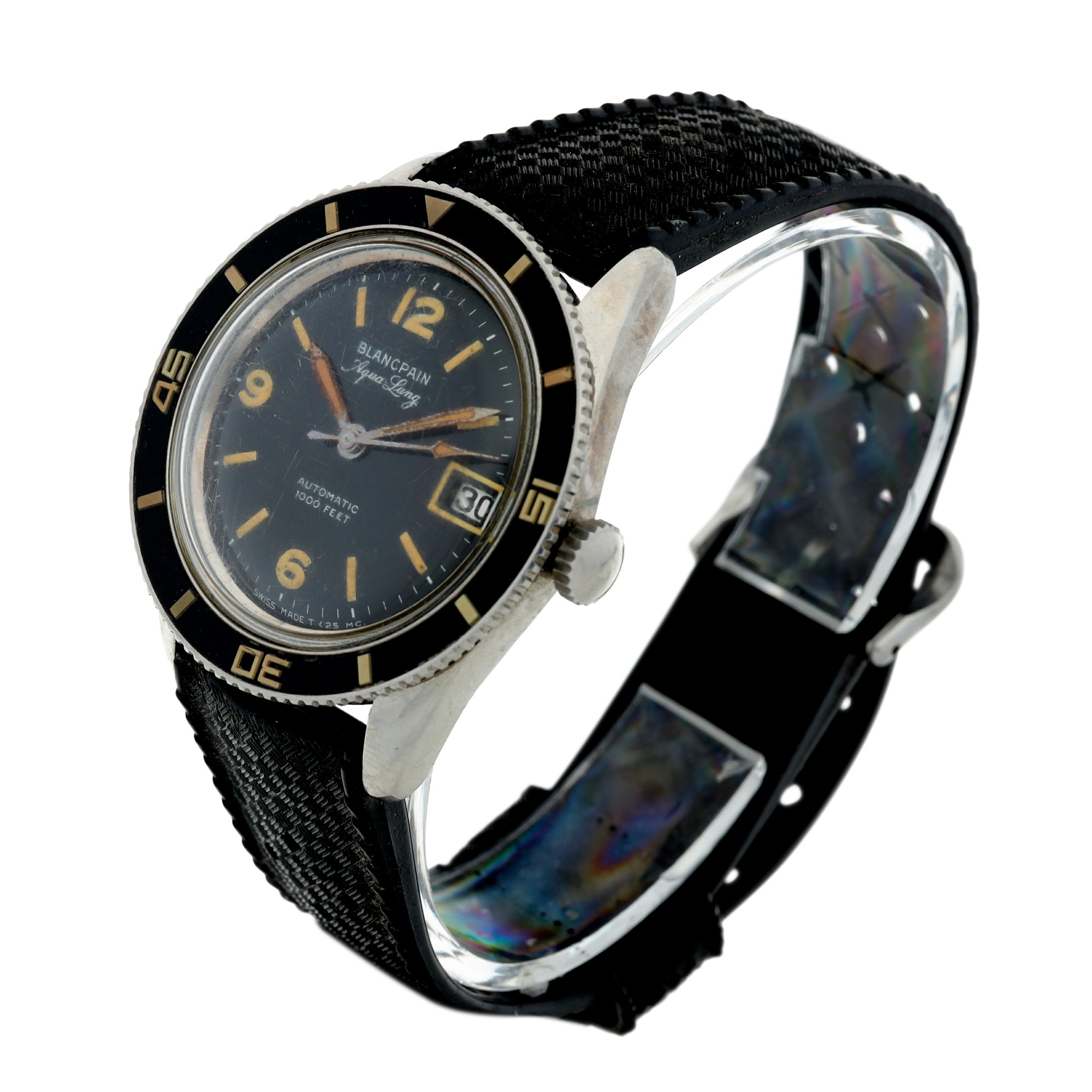 BLANCPAIN | AQUA LUNG A STAINLESS STEEL AUTOMATIC WRISTWATCH WITH DATE ...