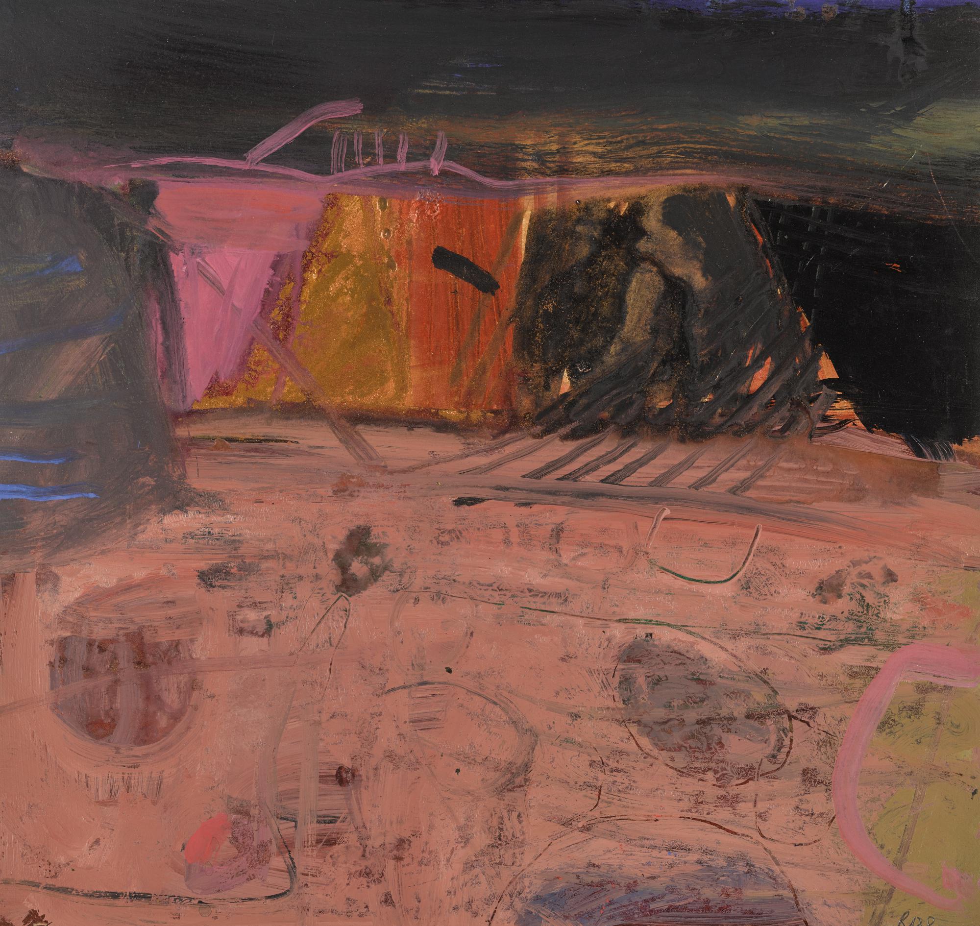 BARBARA RAE, C.B.E., R.A., R.S.A. | FIELD MARKS, VOLTERRA | Scottish ...