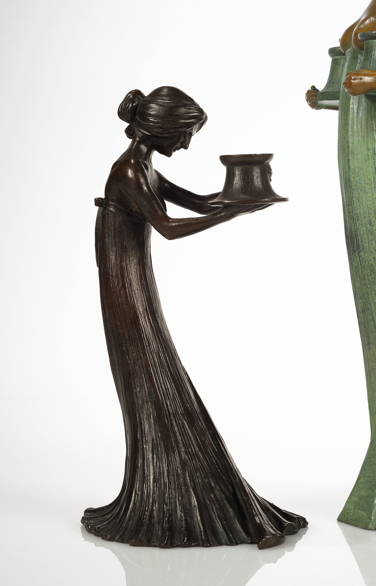 GUSTAV GURSCHNER | FIGURAL CANDLESTICK | Important Design | 20th ...