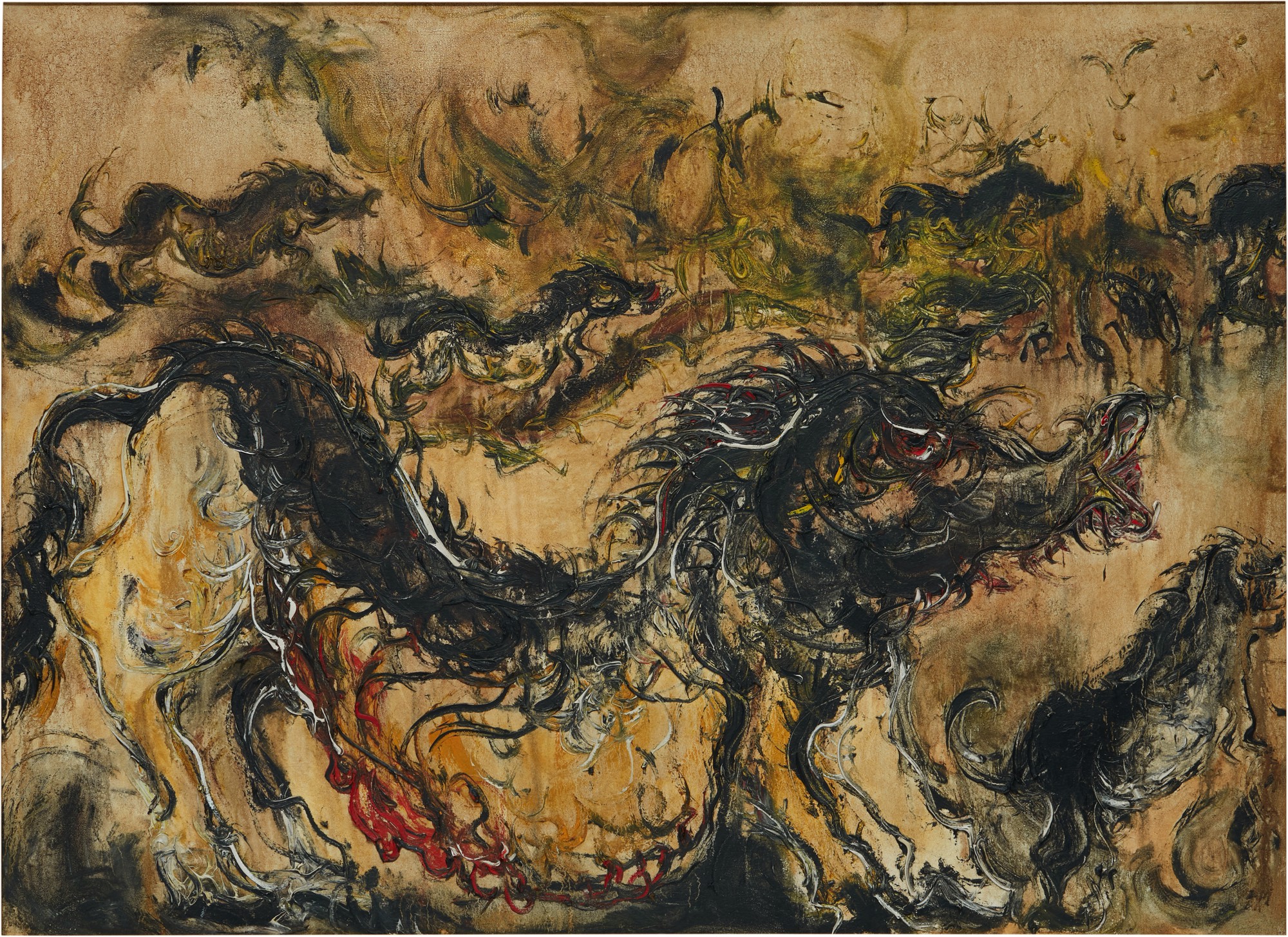 Affandi 阿凡迪 | Boars 公豬 | Modern Art Day Sale | 2021 | Sotheby's