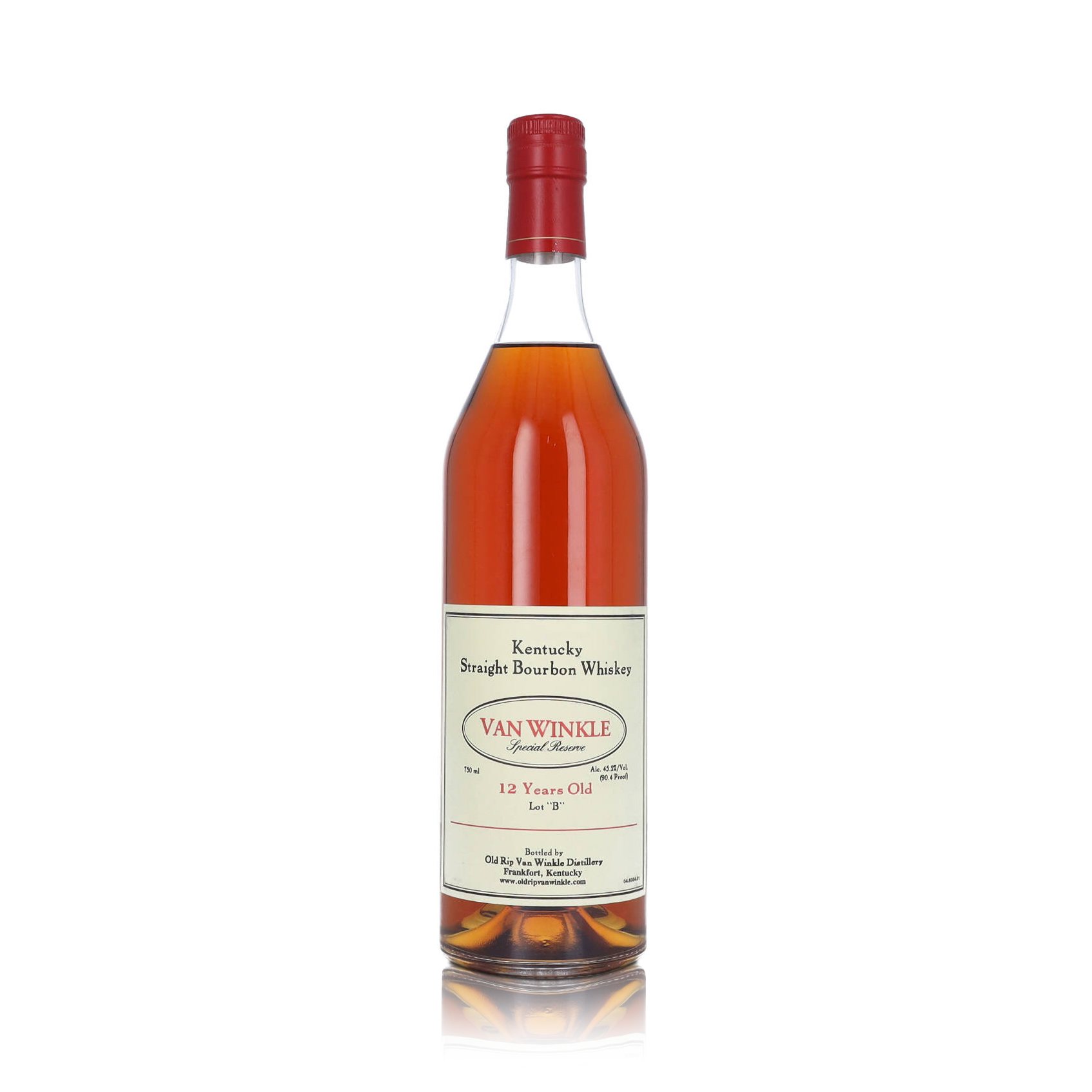 Van Winkle 12 Year Old Special Reserve Lot "B" 90.4 proof NV (1 BT75 ...