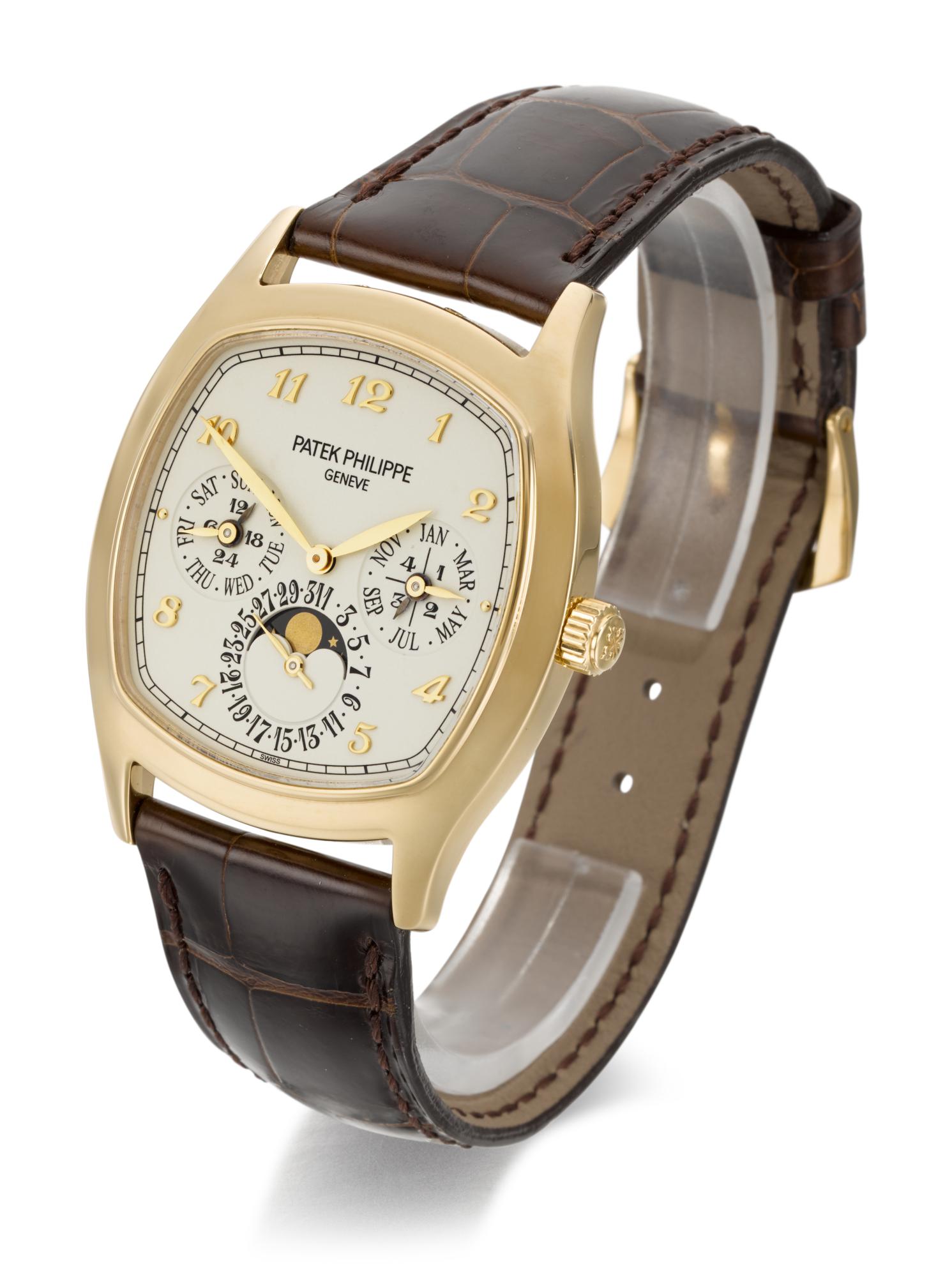 PATEK PHILIPPE | REFERENCE 5940J-001 YELLOW GOLD CUSHION-SHAPED ...