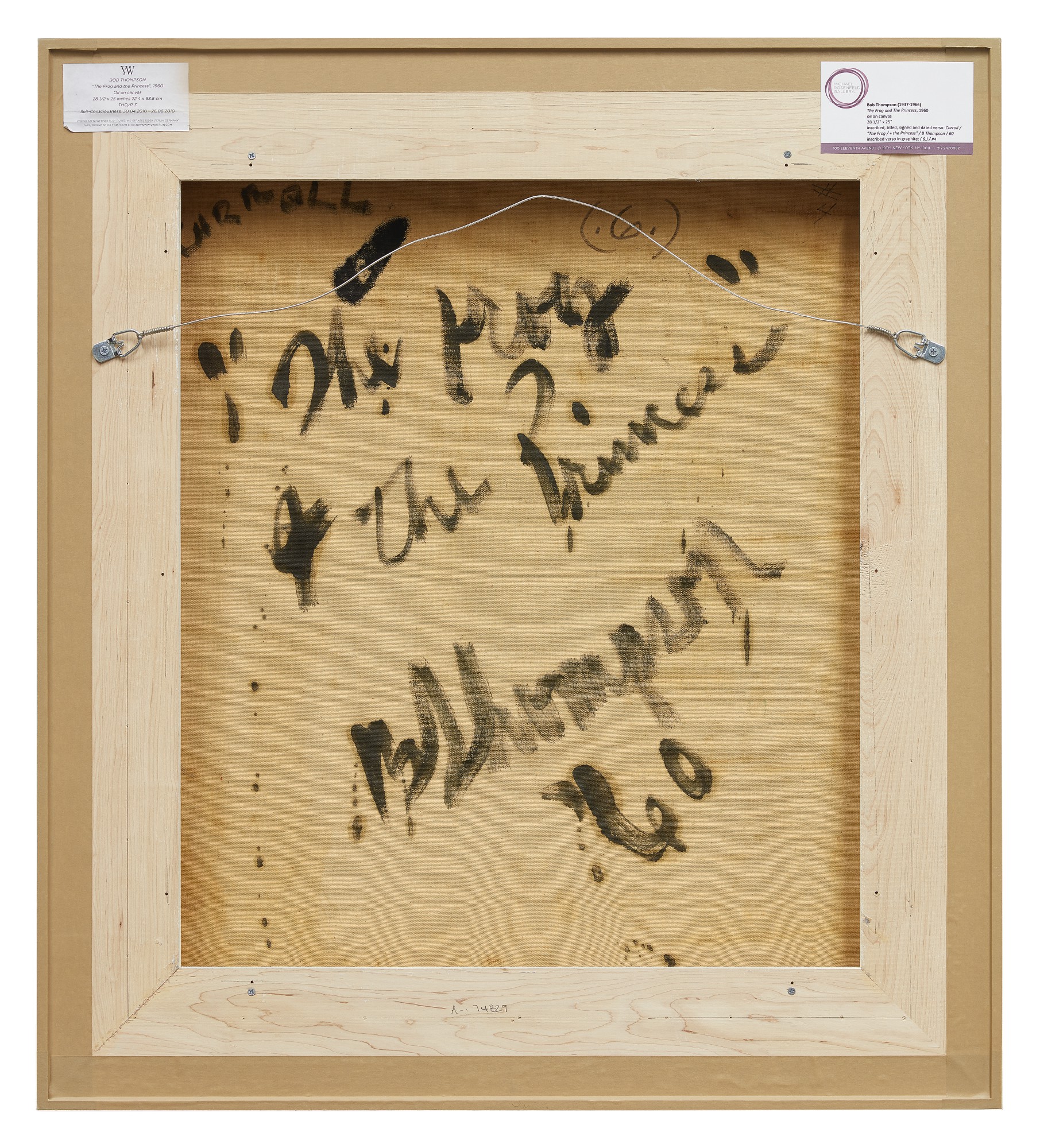 BOB THOMPSON | THE FROG AND THE PRINCESS | Contemporary Art Online ...