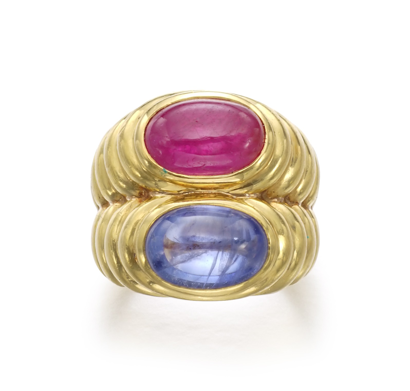 SAPPHIRE AND RUBY RING | BULGARI | Jewels Online | Jewellery | Sotheby's