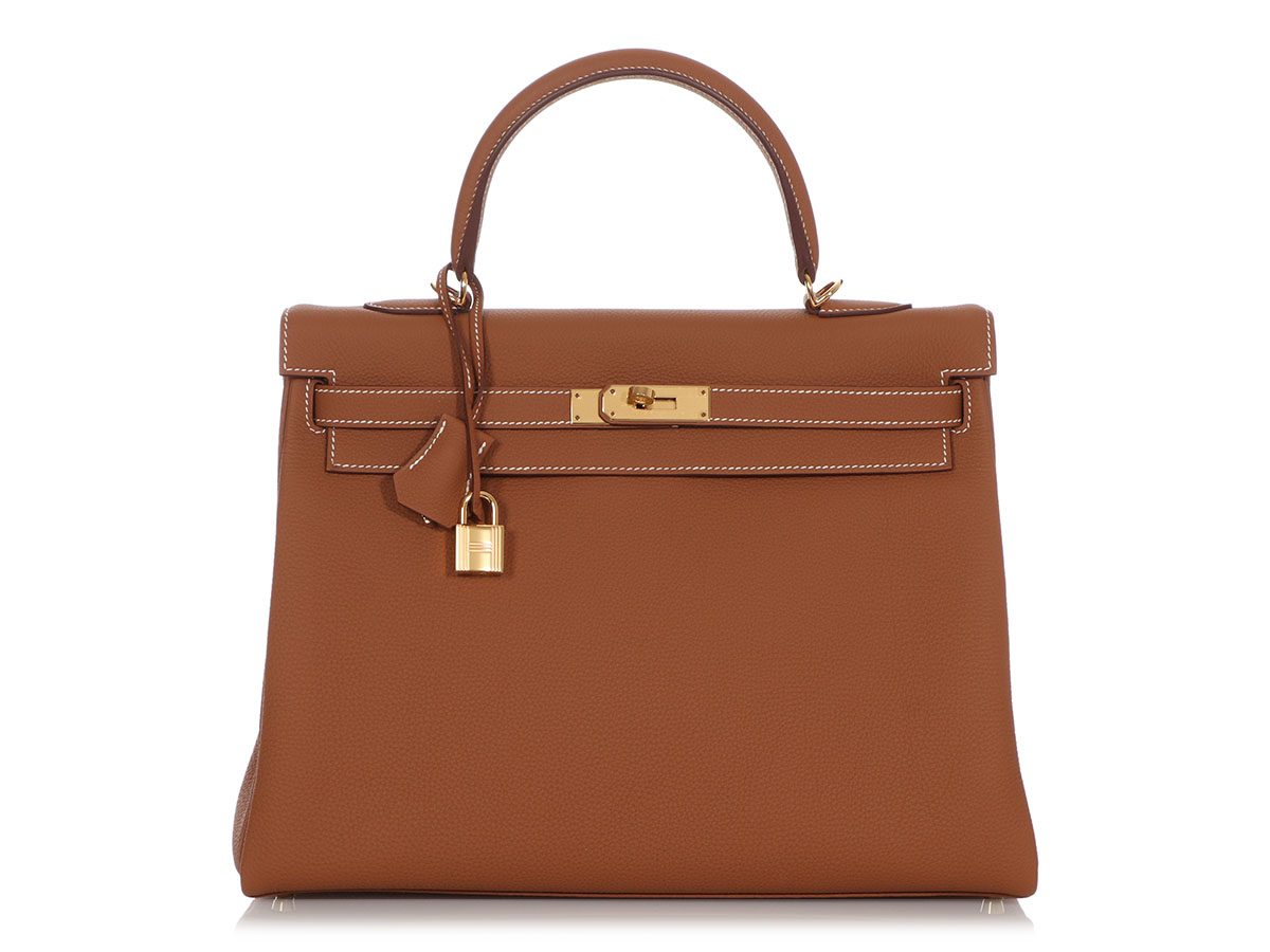 Hermès Gold Togo Retourne Kelly 35 Gold Hardware, 2021 Available For ...