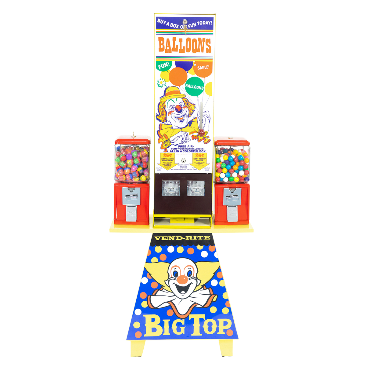 Vend-Rite Manufacturing Inc Vintage Bozo The Clown Balloon Vending And ...